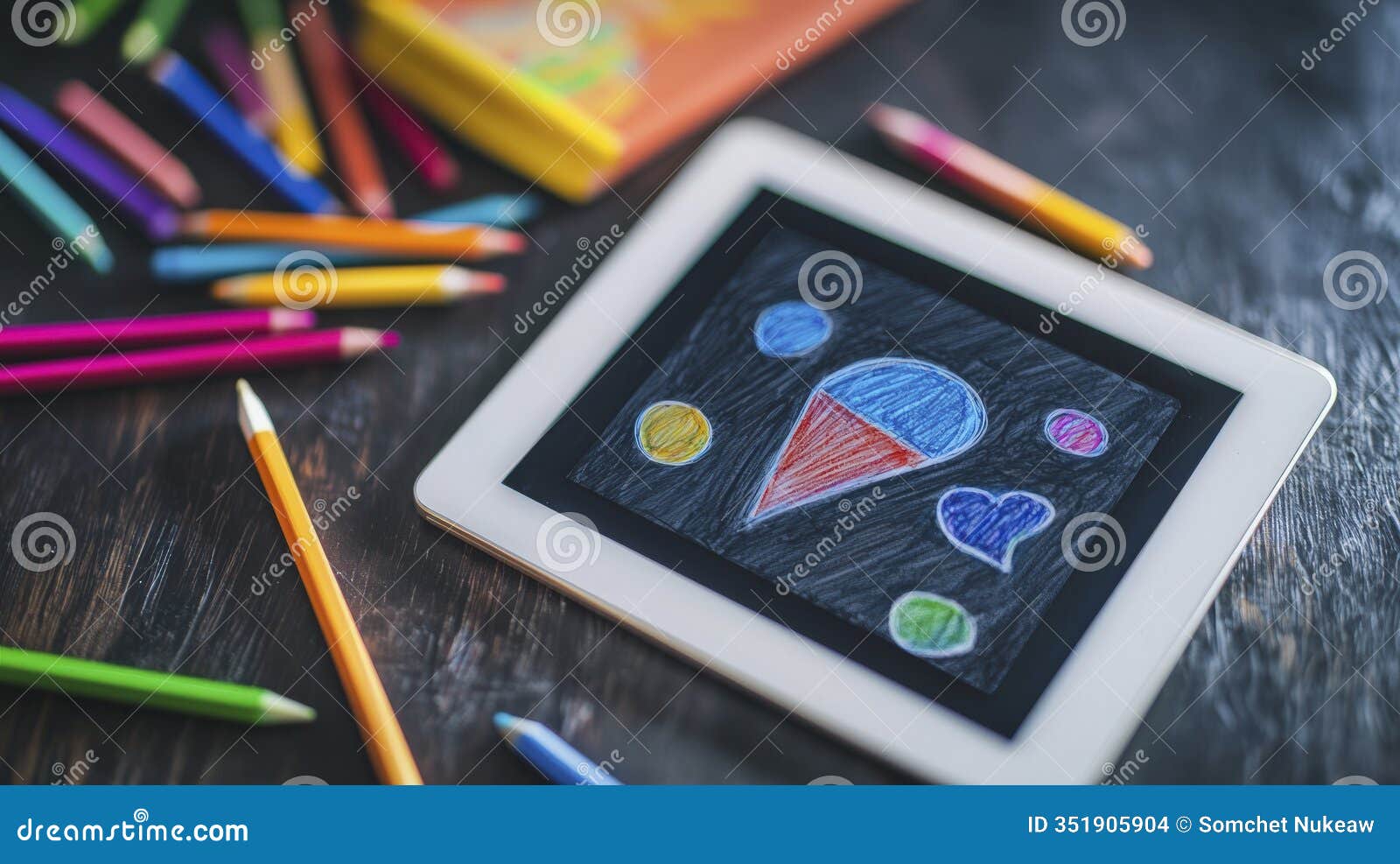 Interactive Drawing Tablet Experience Creative Space Digital Art Home ...