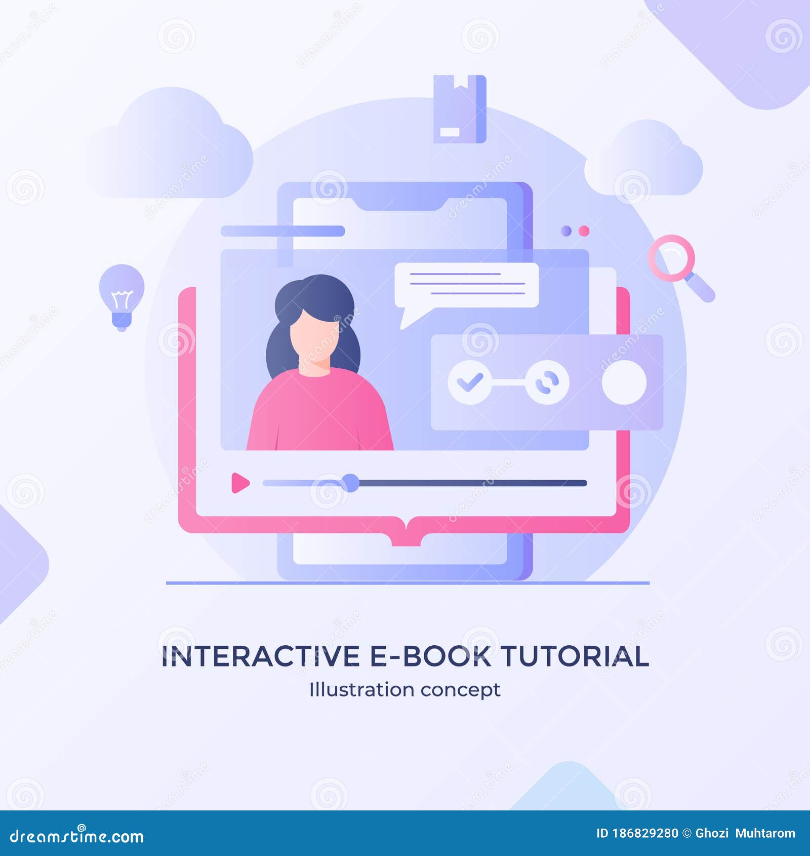 Interactive E-book Tutorial Technology Digital Video Training with ...