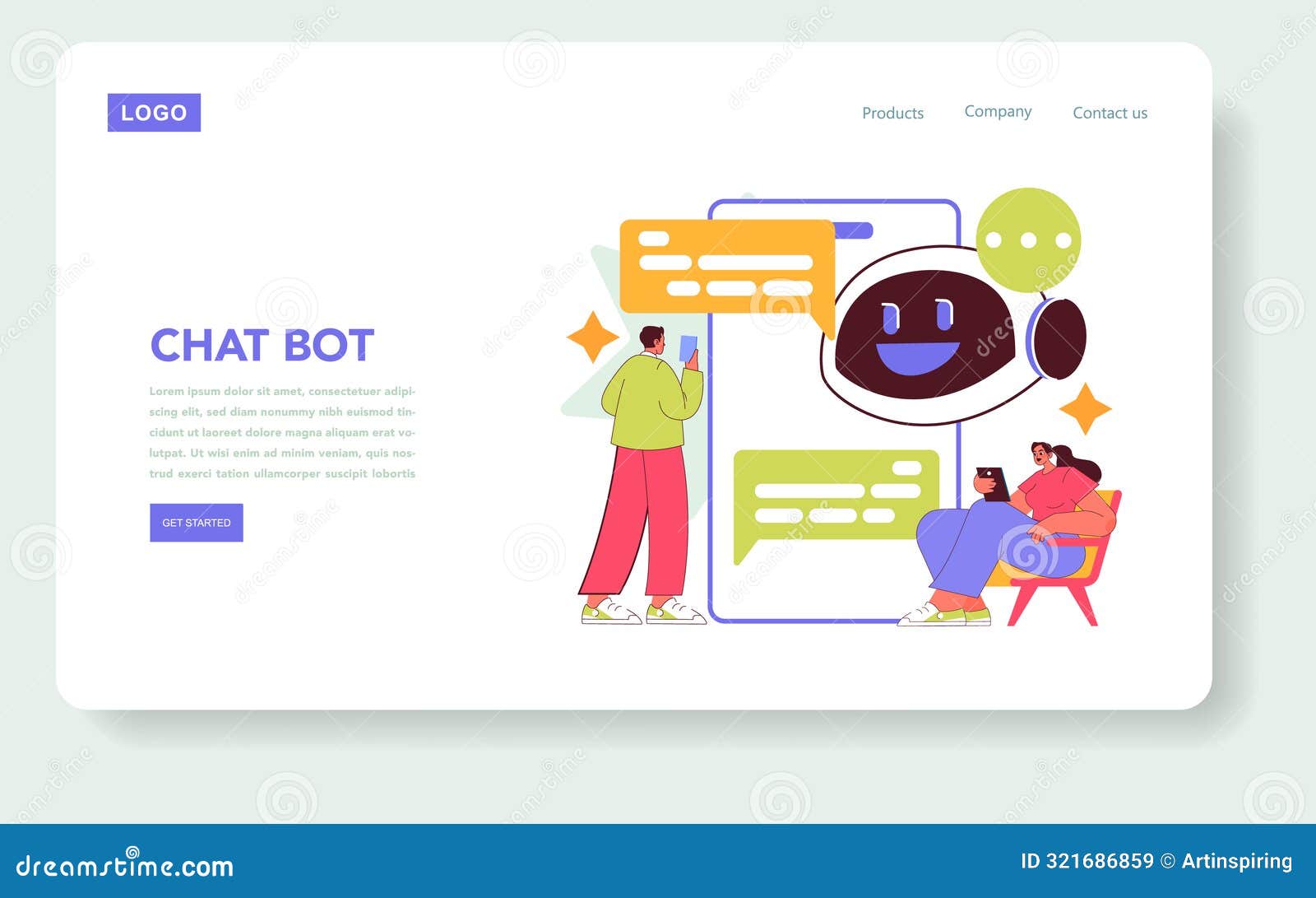 Interactive Engagement. Flat Vector Illustration Stock Vector ...