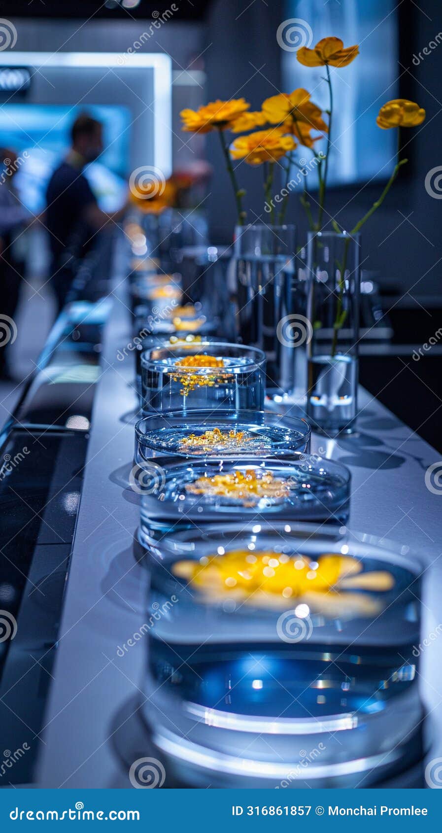 Interactive Exhibit at a Tech Conference Displaying Innovative ...