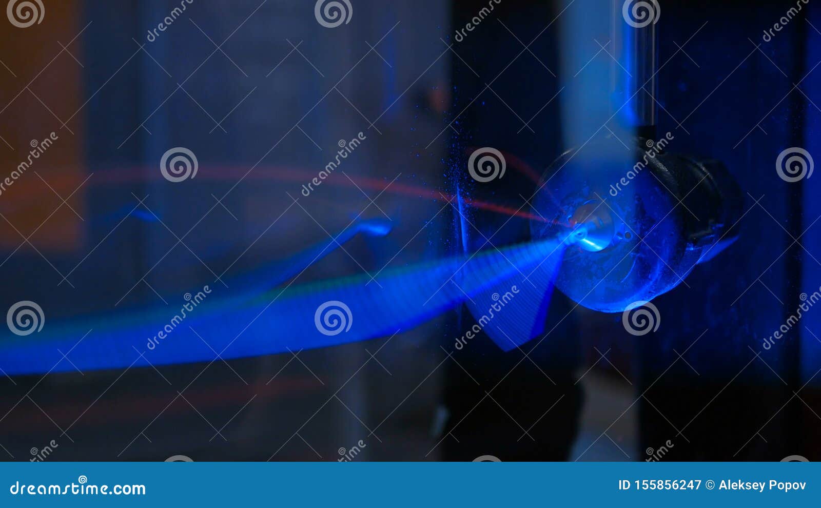 Specific Device Shows Transformation of Light Wave Stock Image - Image ...