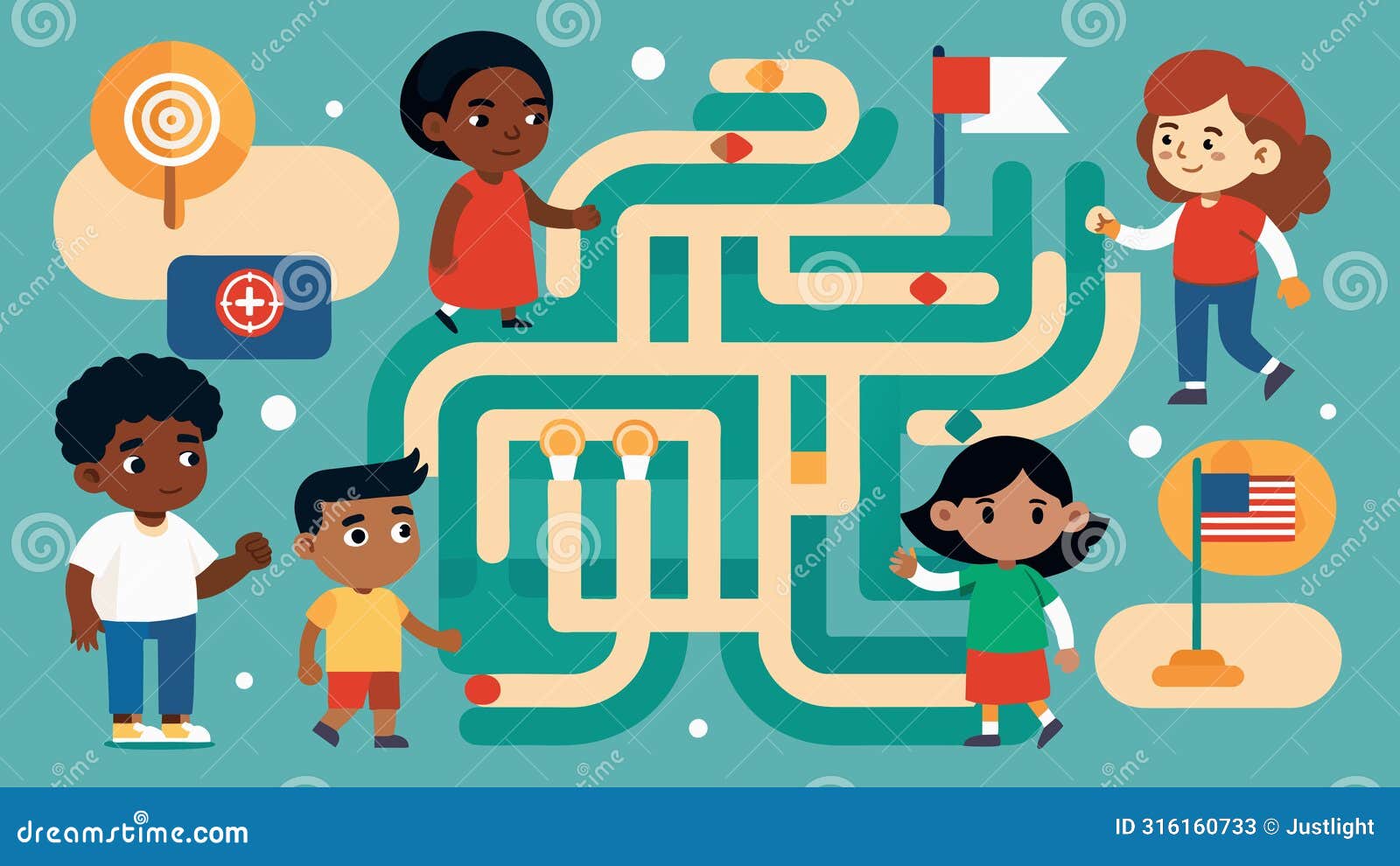 An Interactive Game Where Children Must Work Together To Navigate a ...
