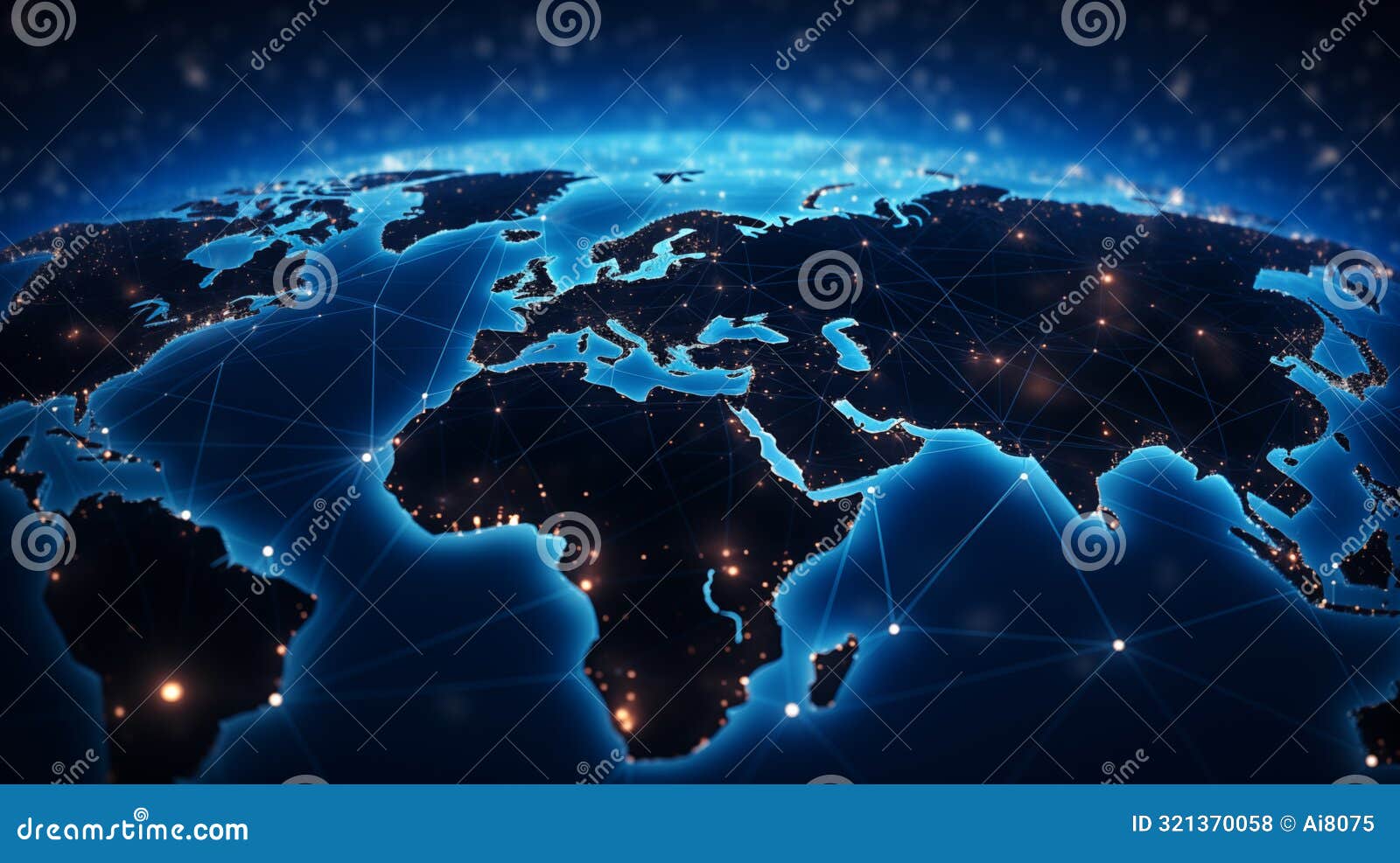 Interactive Global Political World Map With Bokeh Effect Detailed ...