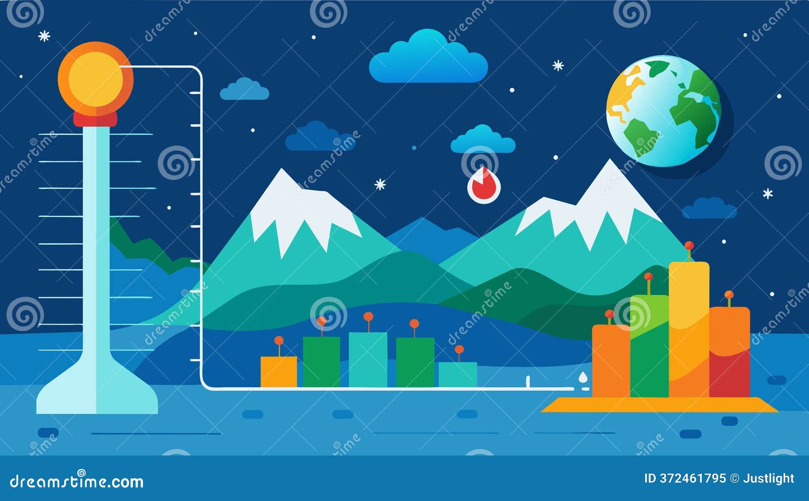 Global Temperature Map, Hot Zones, World Map, Data Visualization ...