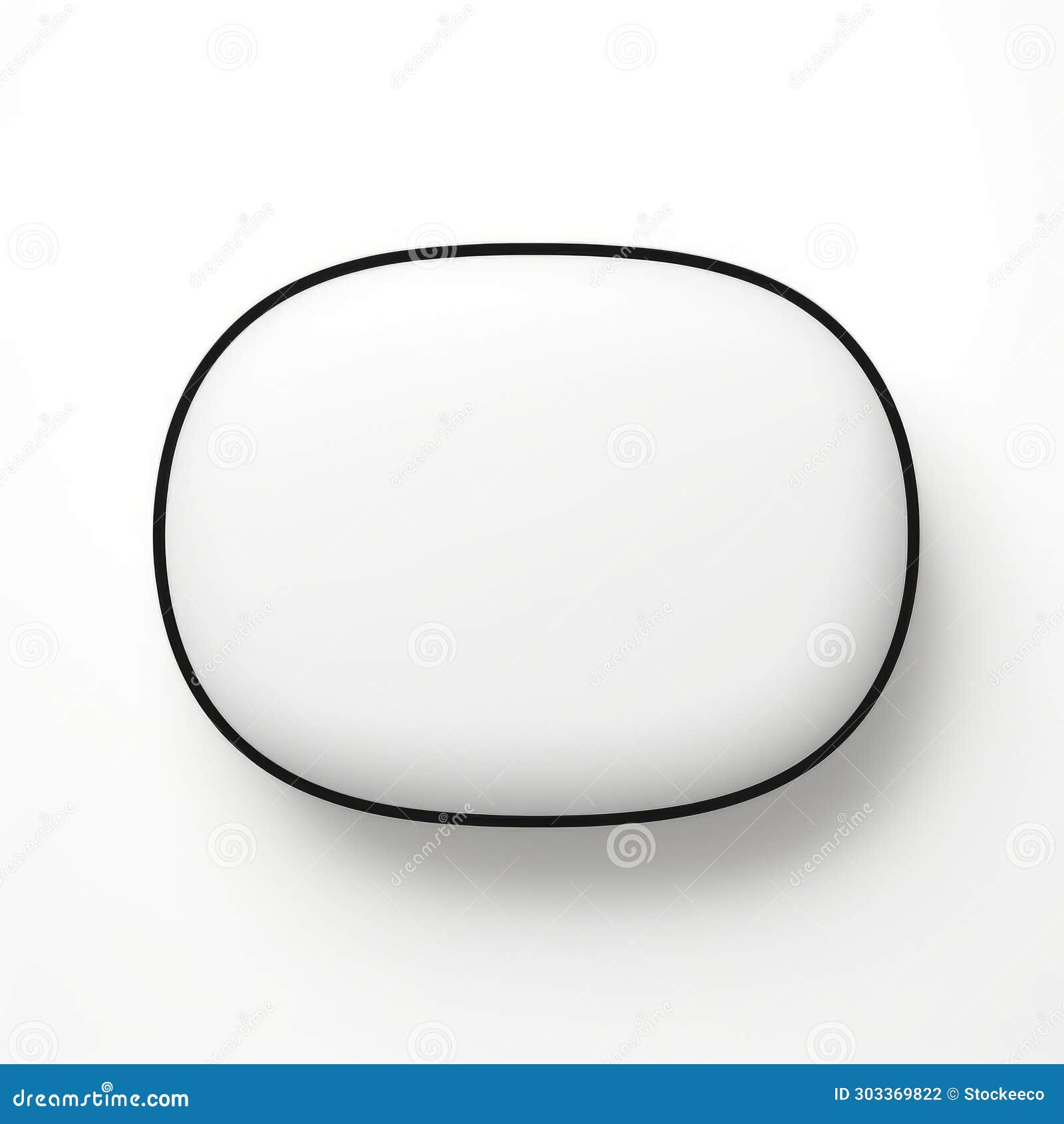 Interactive Handheld Oblong: a Cartoonish and Realistic Design Stock ...