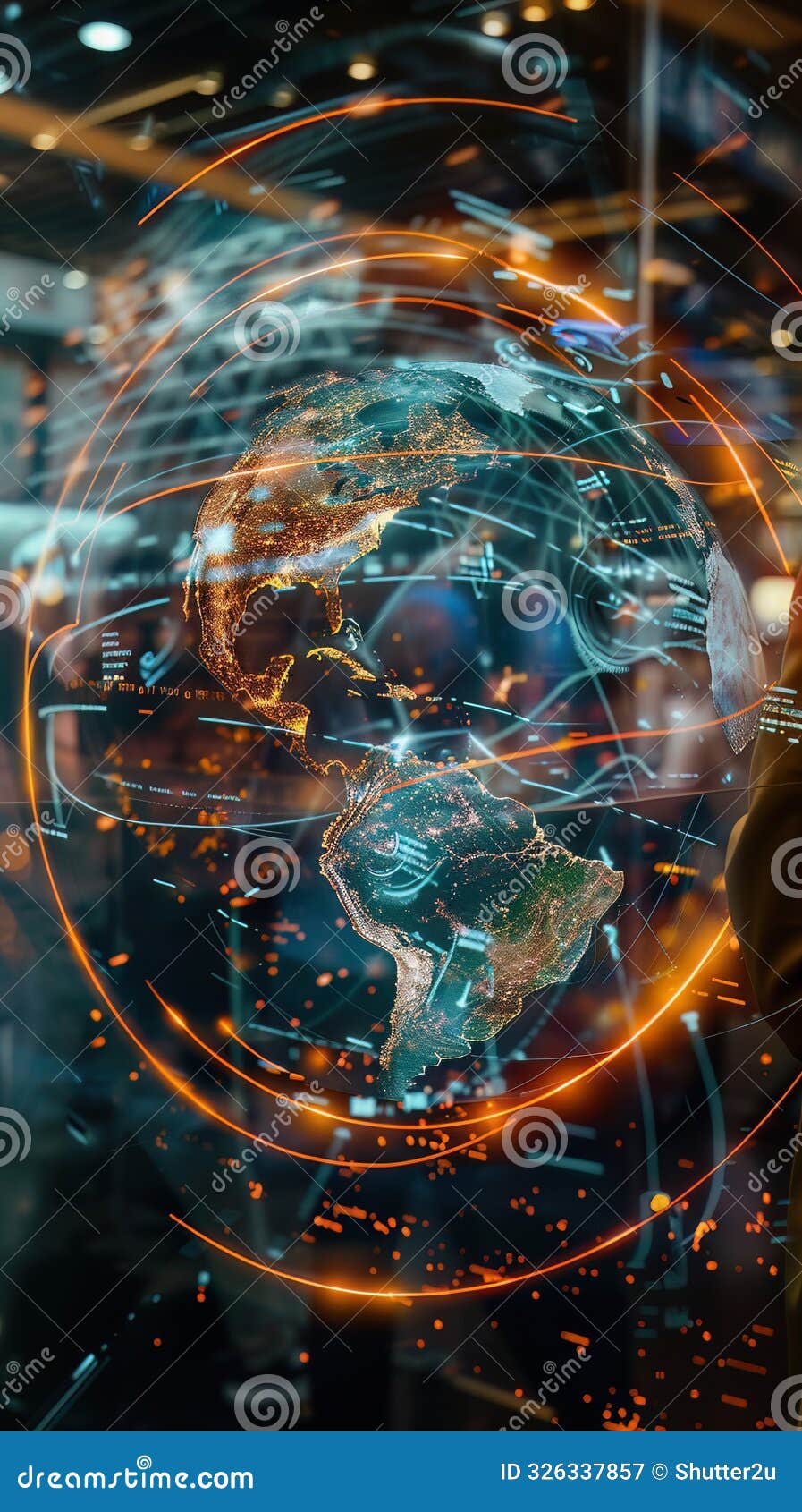 Interactive Holographic Map Showing Thanksgiving Traditions Frm Royalty ...