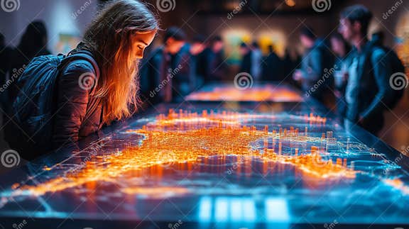 Interactive Holographic Maps Displaying Real-time Data Engage Visitors ...