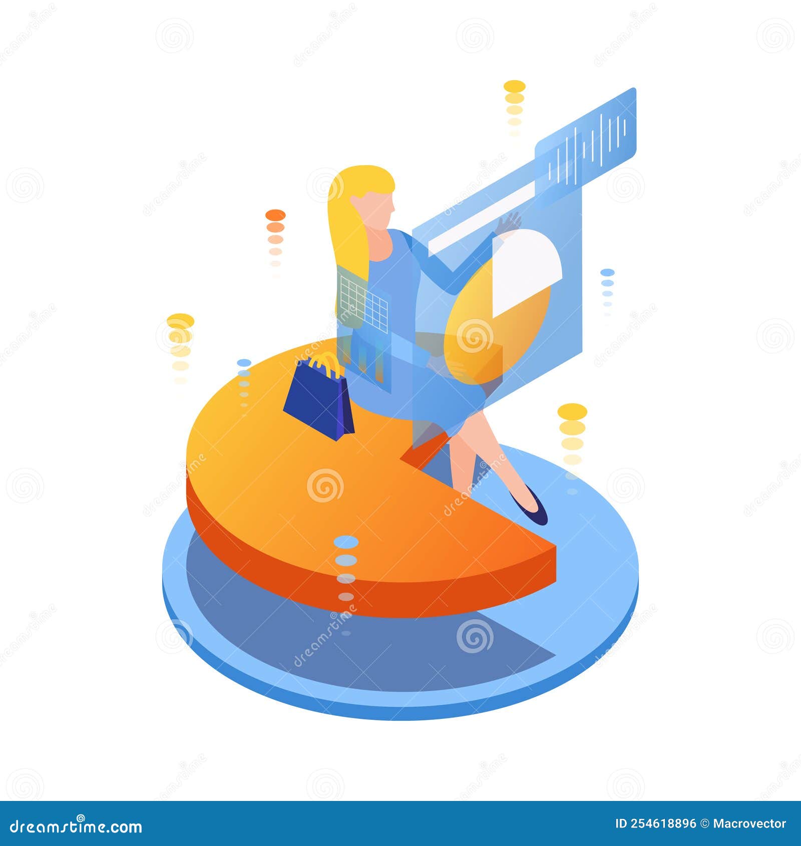 Interactive Interface Icon stock vector. Illustration of device - 254618896