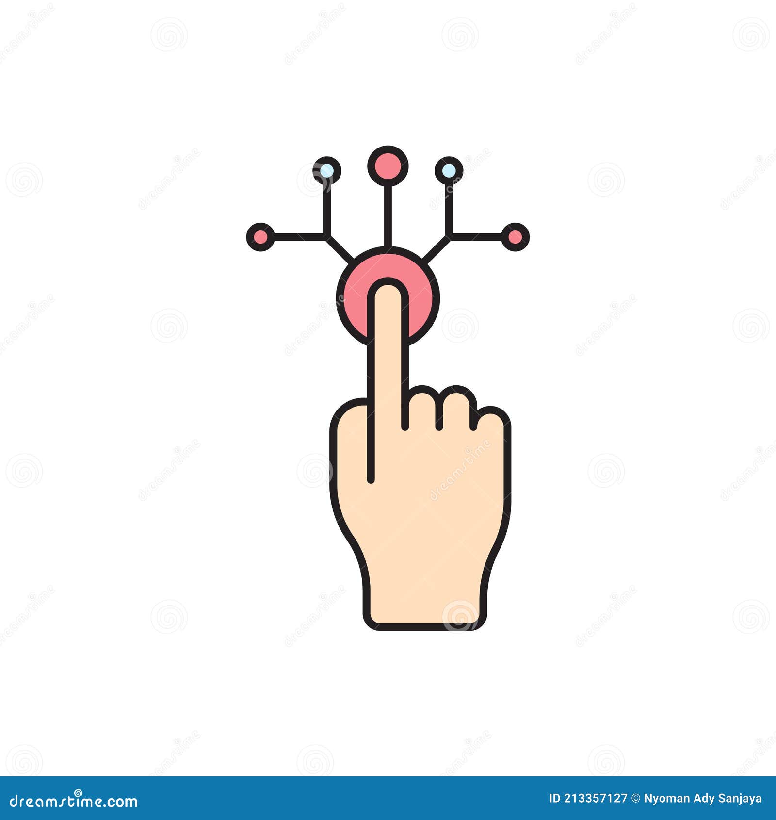 Interactive Interface Solid Icon Vector Illustration Pictogram Isolated ...