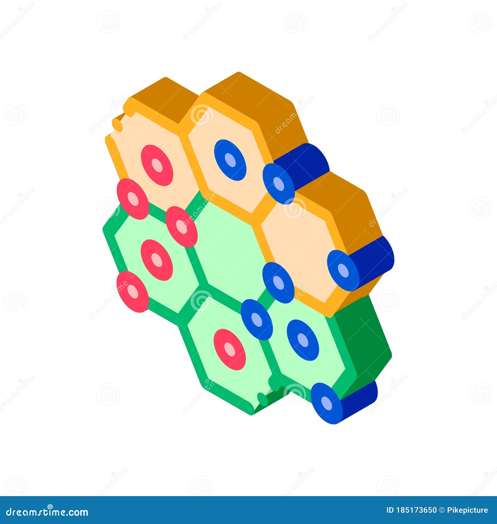 Interactive Kids Game Points Isometric Icon Vector Illustration Stock ...