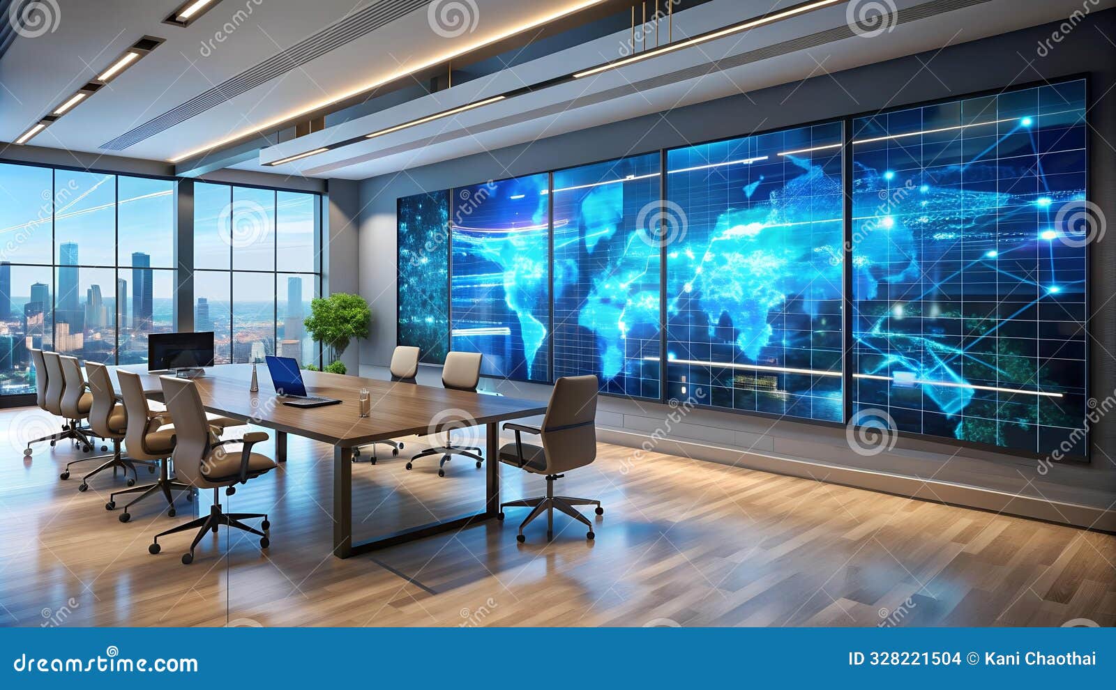 The Interactive Landscape an Open Plan Office with Digital Surfaces and ...