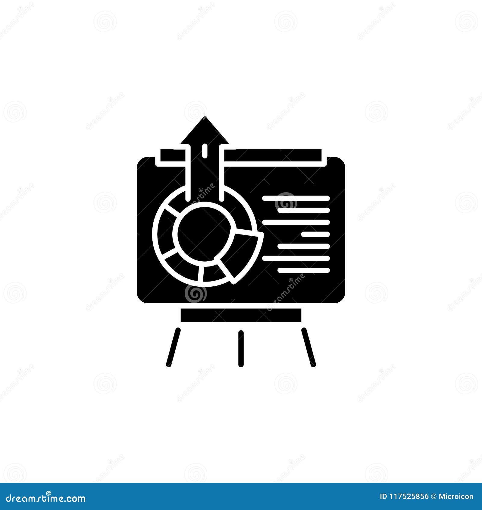 Interactive Marketing Presentation Black Icon Concept. Interactive ...