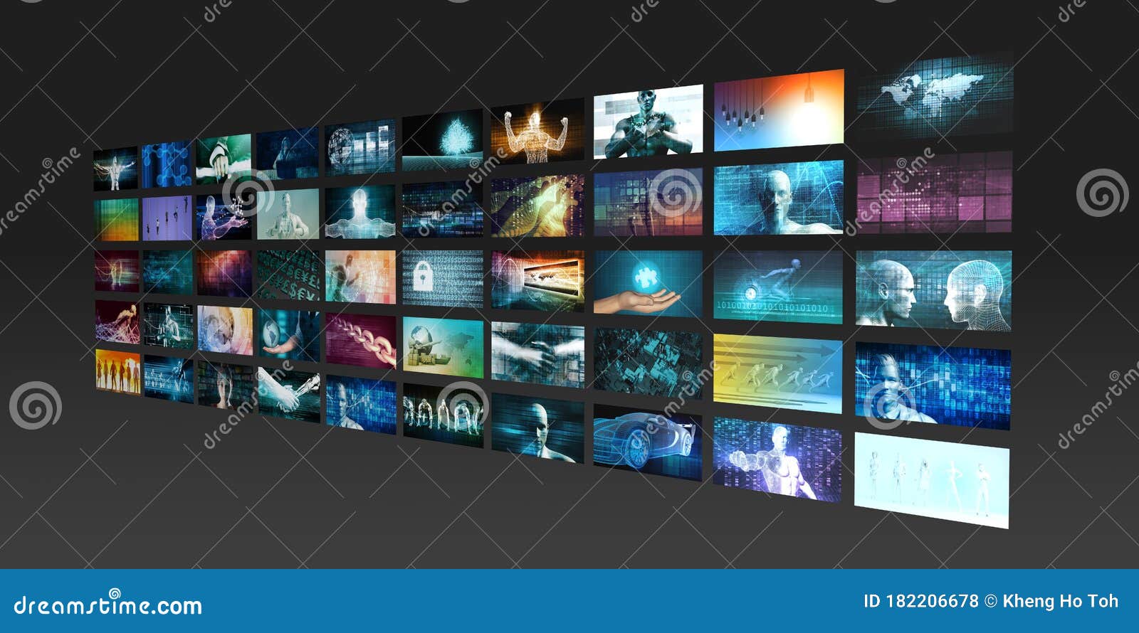 Interactive Media stock illustration. Illustration of creativity ...