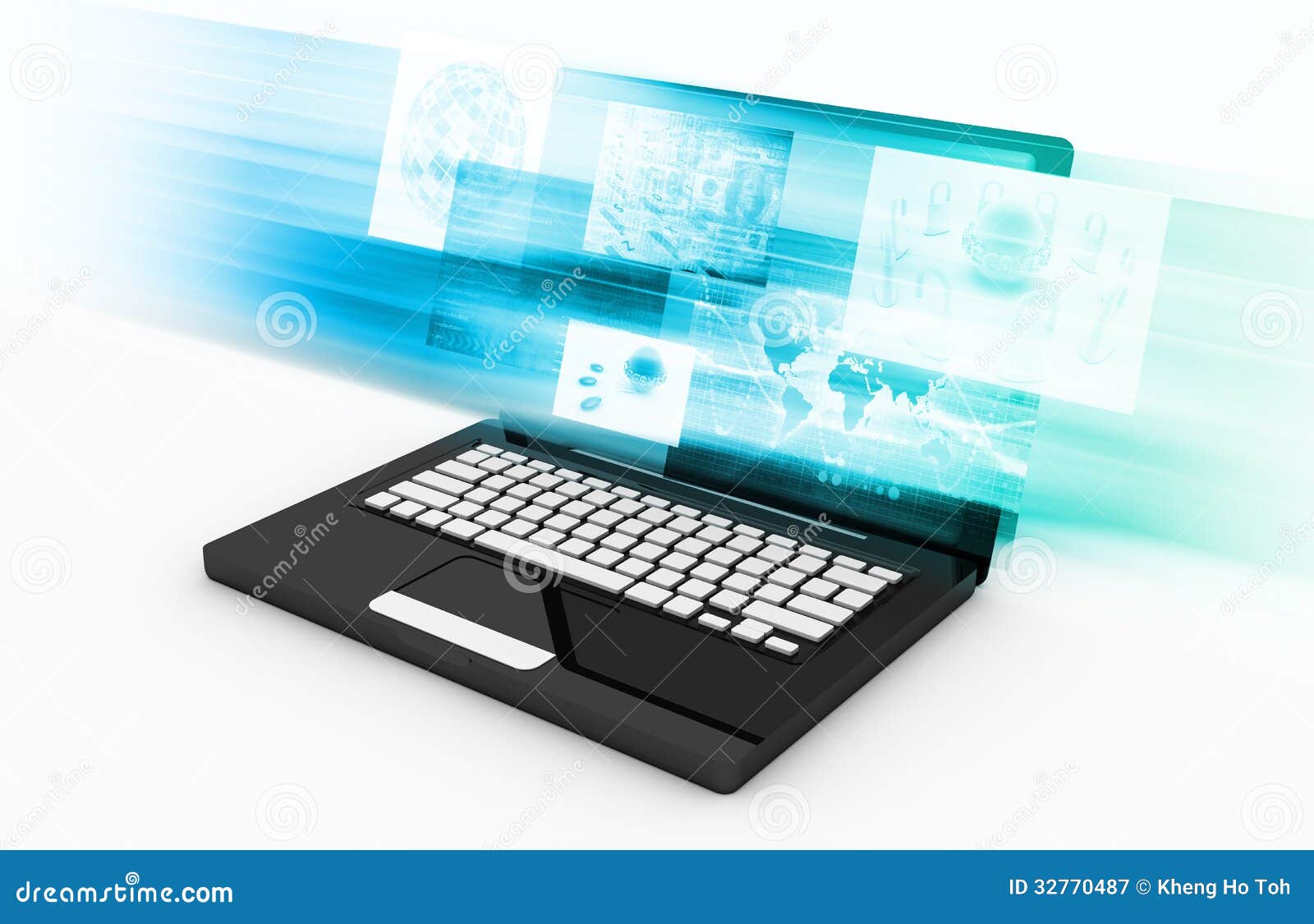 Interactive Media stock illustration. Illustration of grid - 32770487