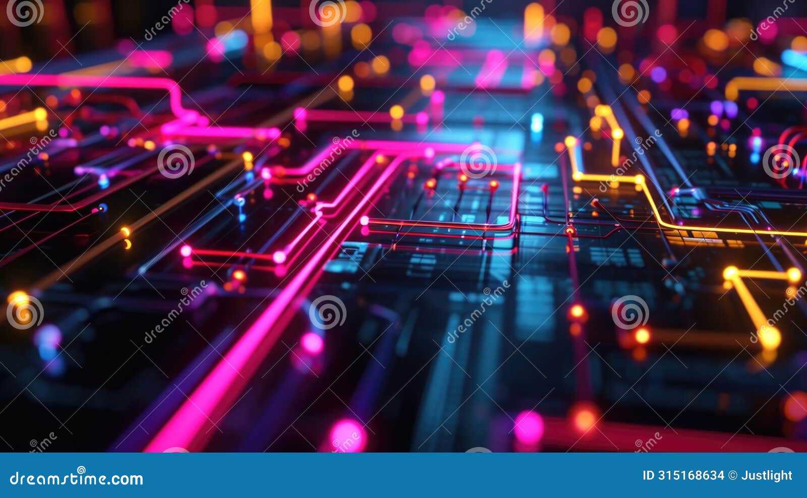 Interactive Neon Flowcharts that Guide Users through a Sequence of ...