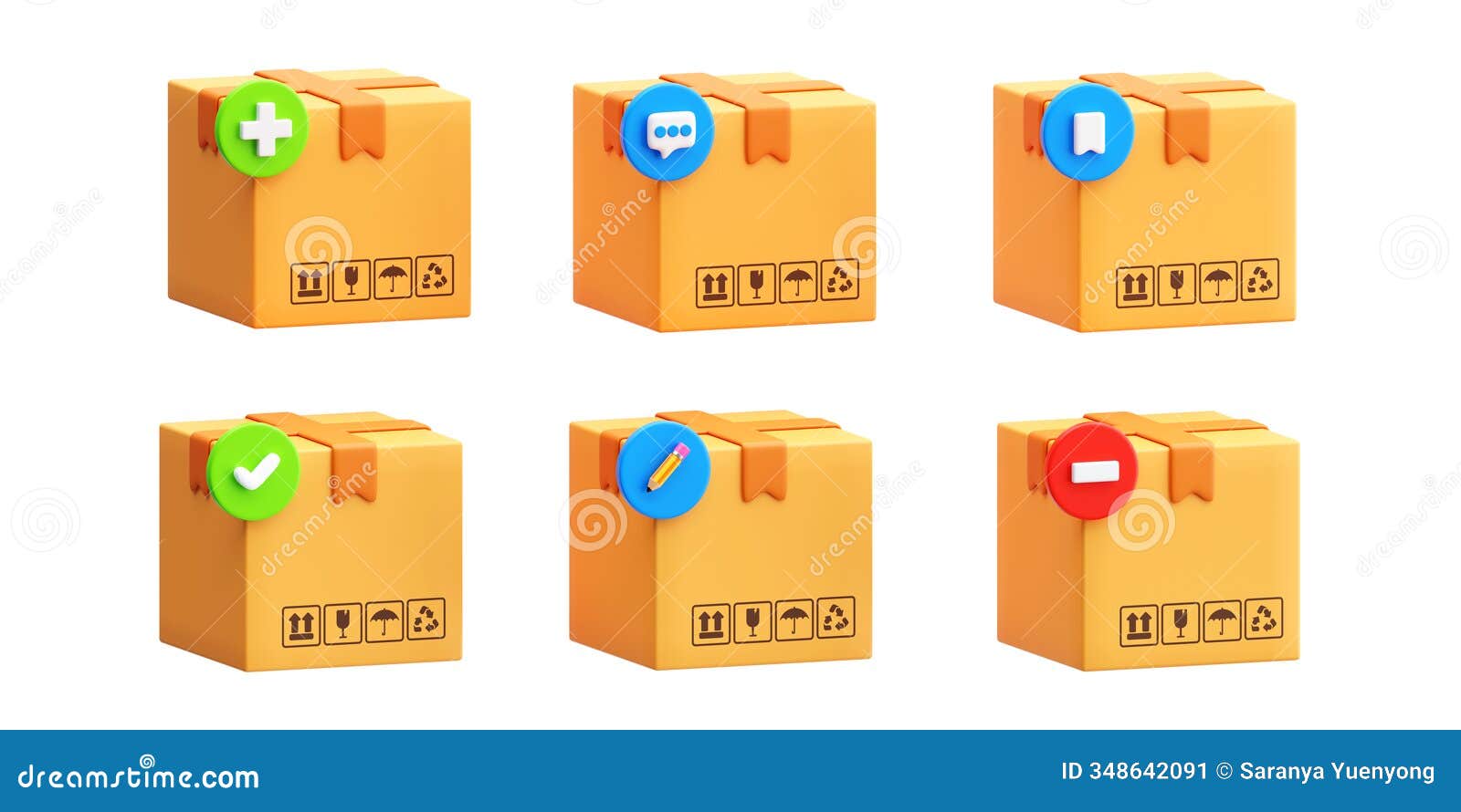 CardboardBox-02 Cartoon Vector | CartoonDealer.com #78549631