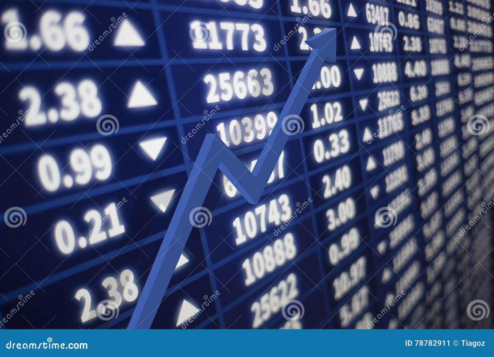 Interactive Stock Market Chart Stock Image - Image of funds, graph ...