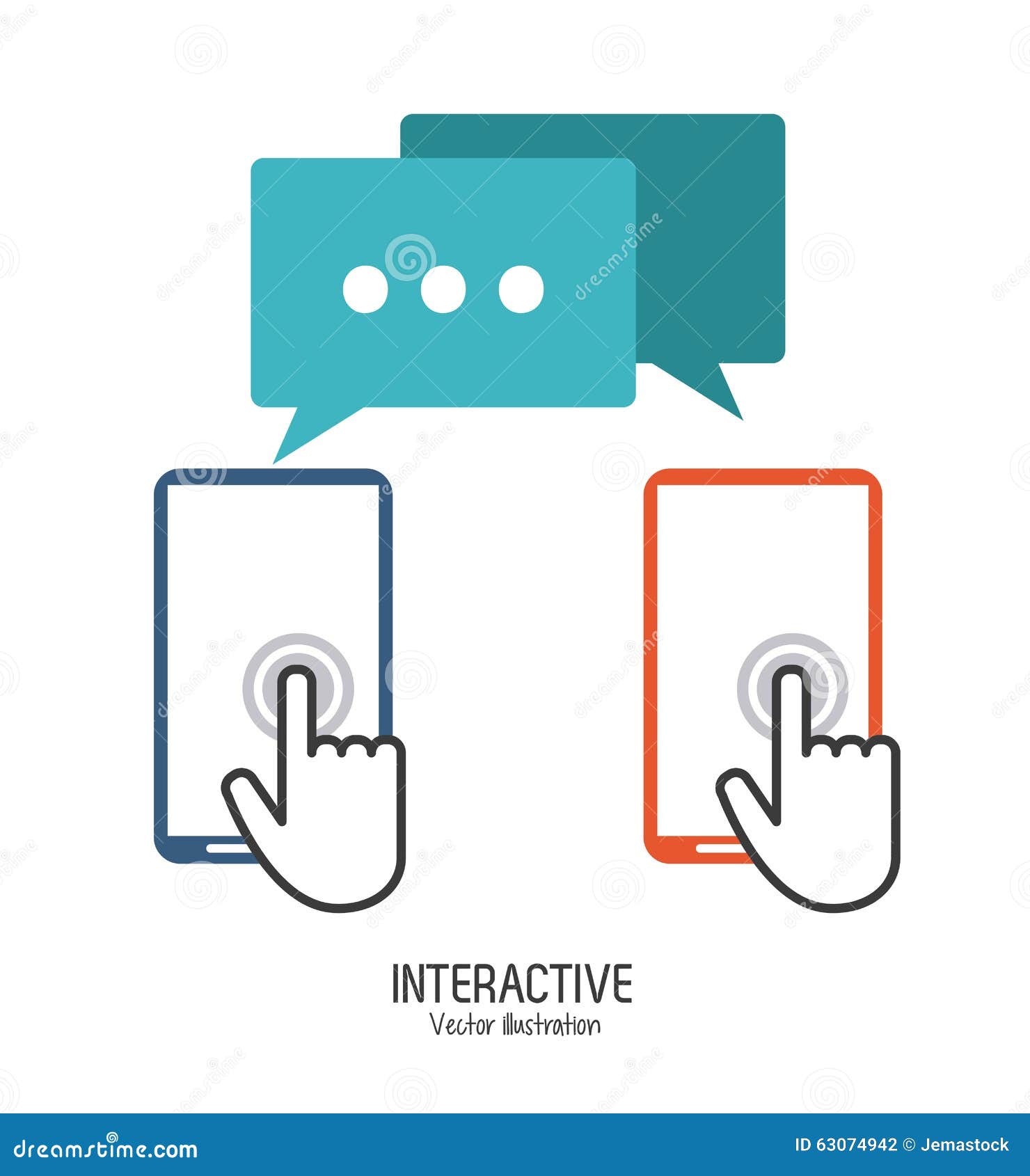 Interactive Technology Design Stock Vector - Illustration of connection ...