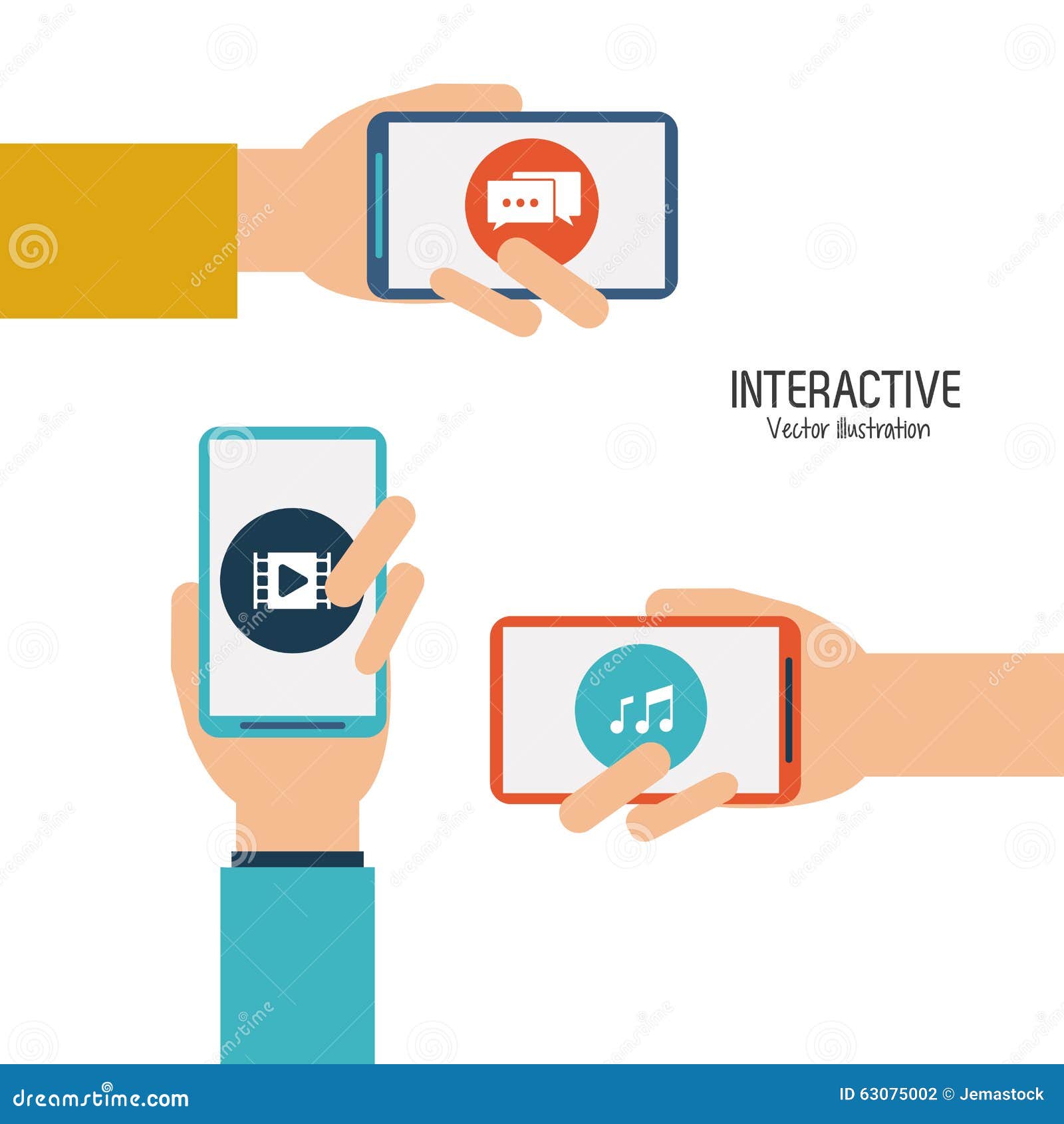 Interactive Technology Design Stock Vector - Illustration of technology ...
