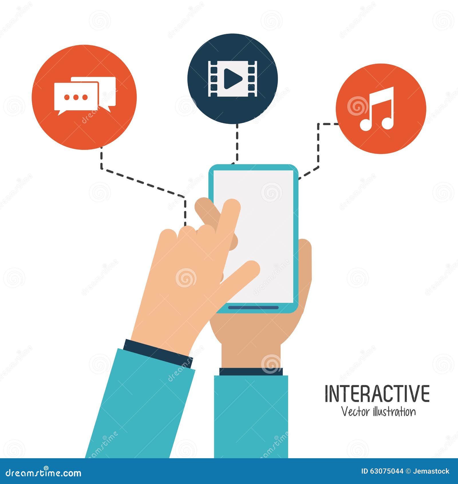 Interactive Technology Design Stock Vector - Illustration of technology ...