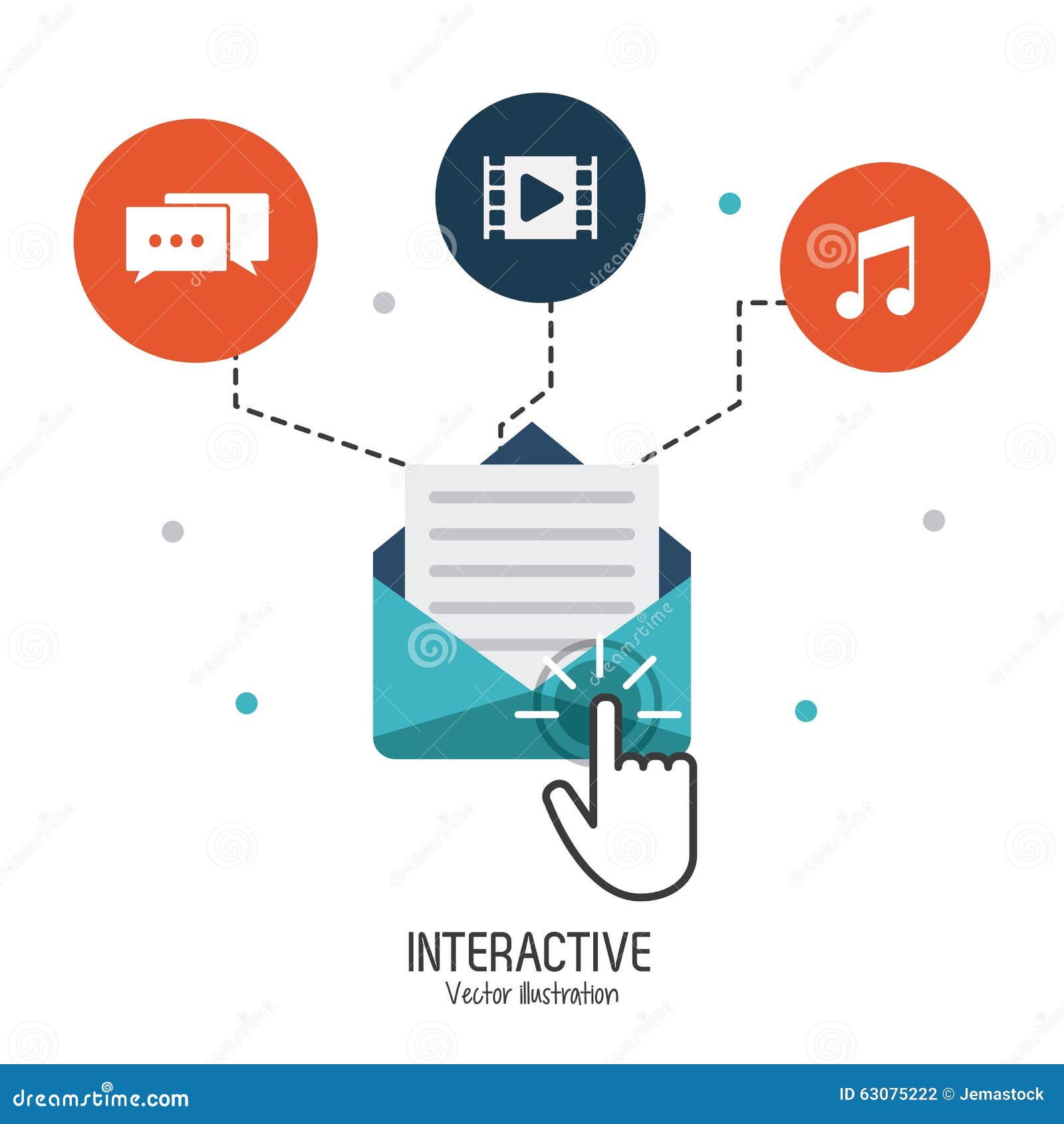Interactive Technology Design Stock Vector - Illustration of direction ...