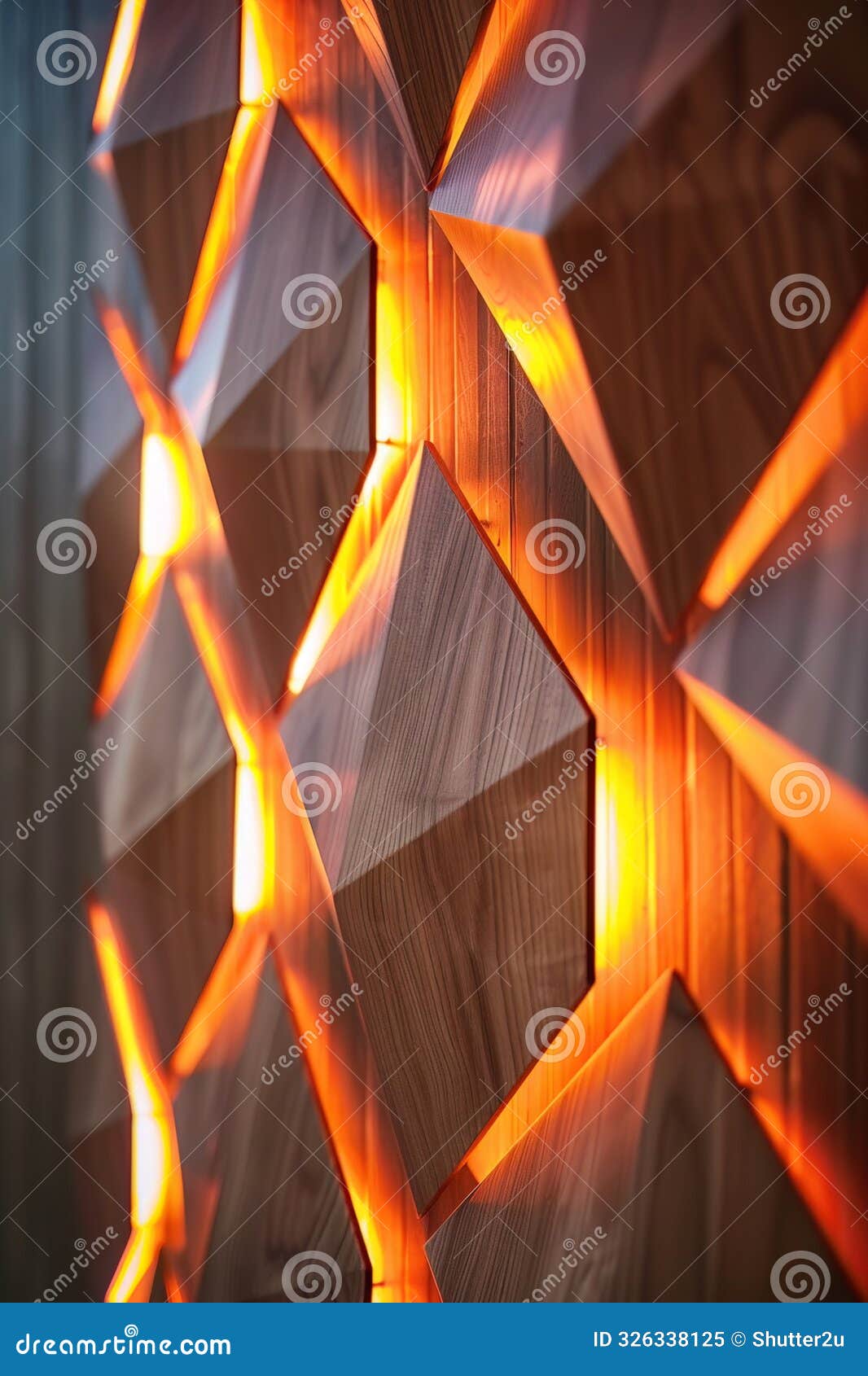 Interactive Touchsensitive Polygons Lighting Up in Sequence on a Wall ...