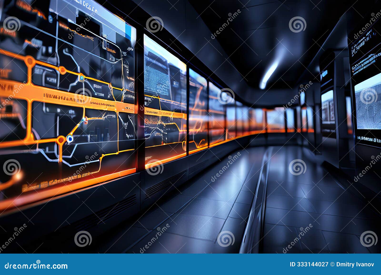 Interactive Tram Map Close Up of a Digital Route Map Stock Image ...