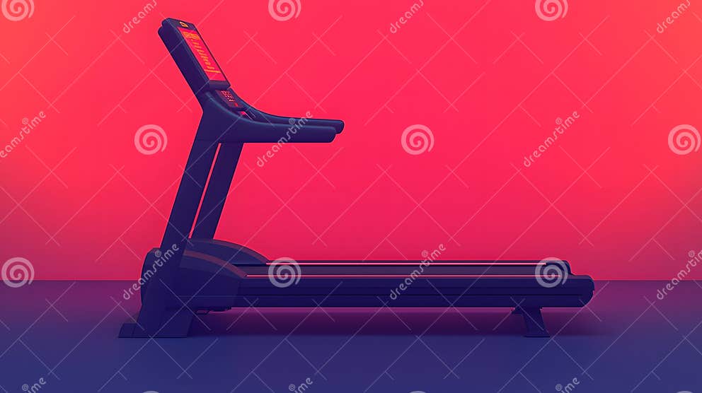 Interactive Treadmill with Vibrant Backdrop Provides an Engaging ...