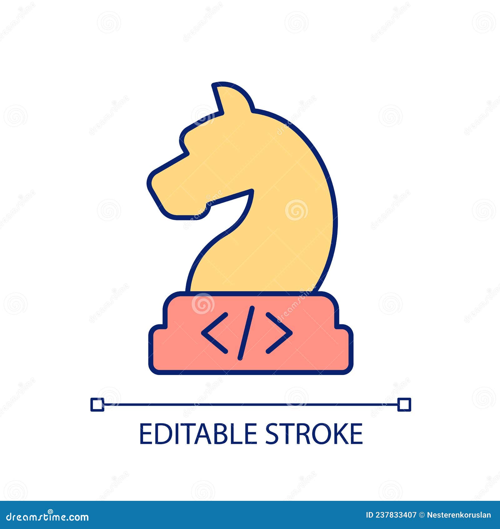 Interactive Tutorial RGB Color Icon Stock Vector - Illustration of icon ...