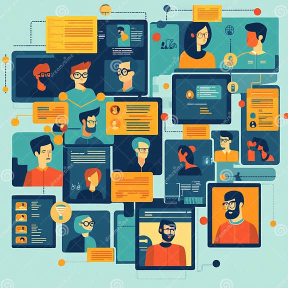 Interactive Virtual Communication Network with Diverse Profiles and ...