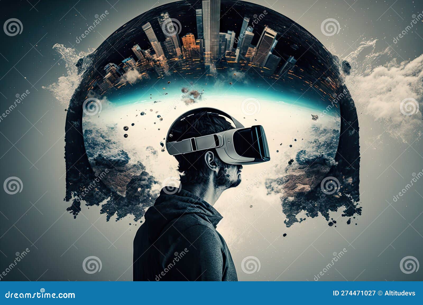 Interactive Virtual Reality World with Futuristic Spin Teleport ...