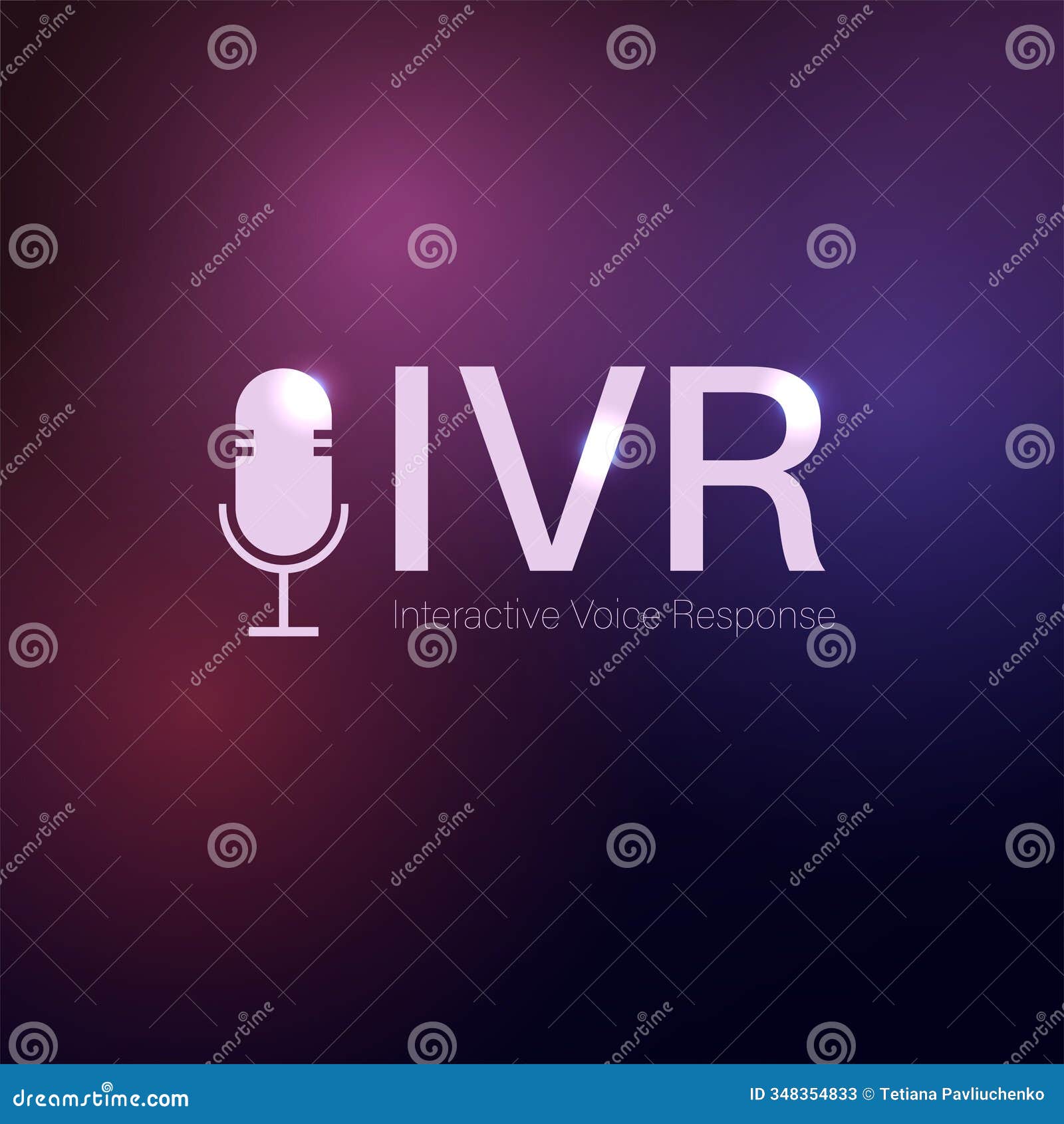 Interactive voice response stock vector. Illustration of response ...