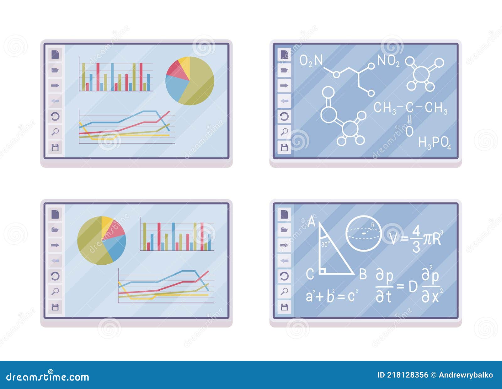 Smartboard Clipart And Illustrations