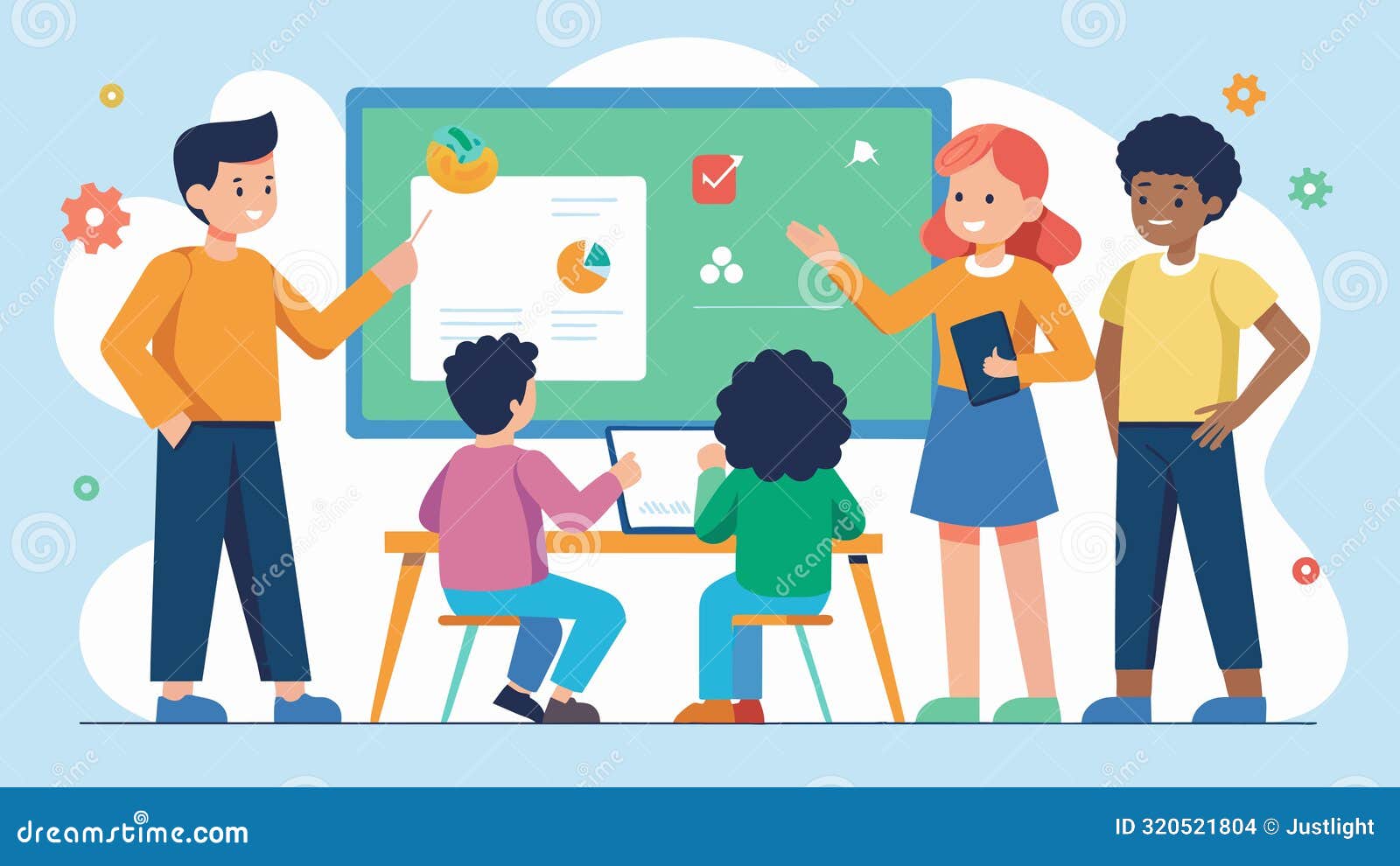 The Interactive Whiteboard Session Allowed Students To Explore and ...