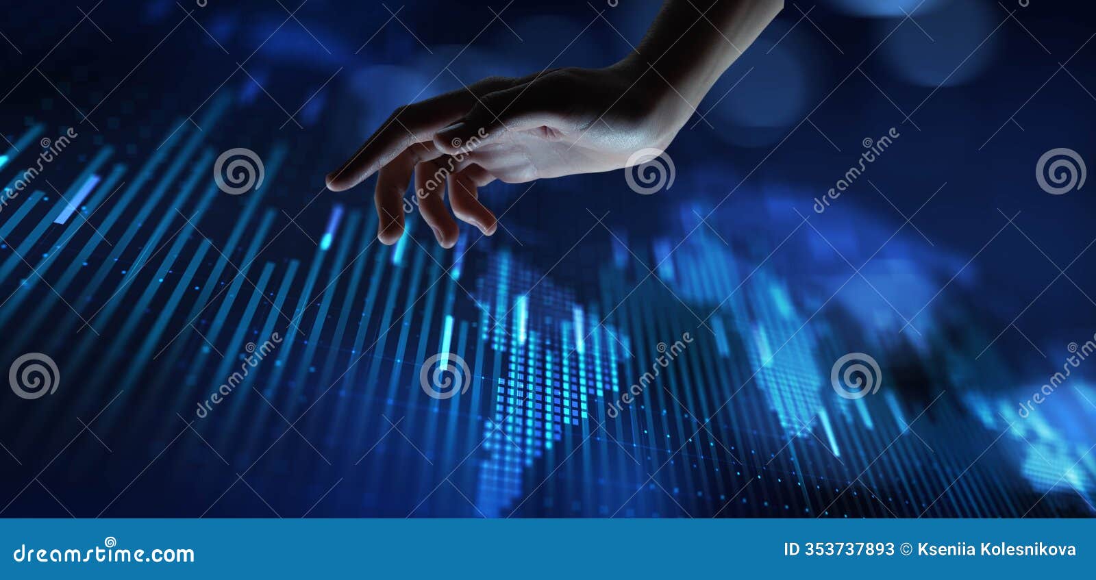Interactive World Map Data Analysis Concept Stock Image - Image of ...