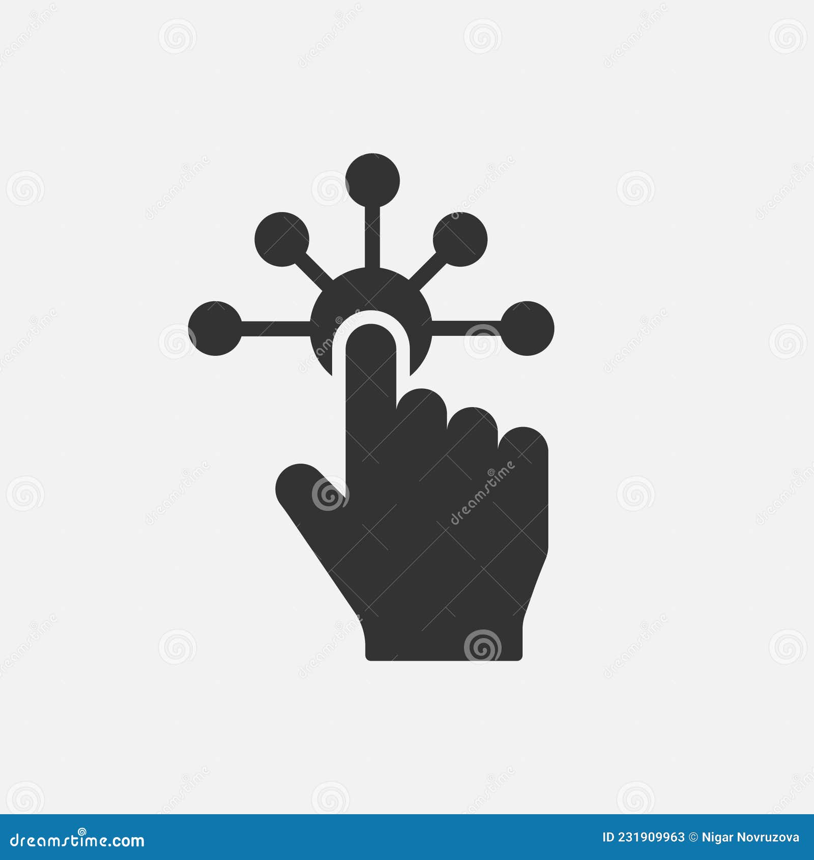 Interactivity Icon Design Template Vector Illustration Stock Vector ...
