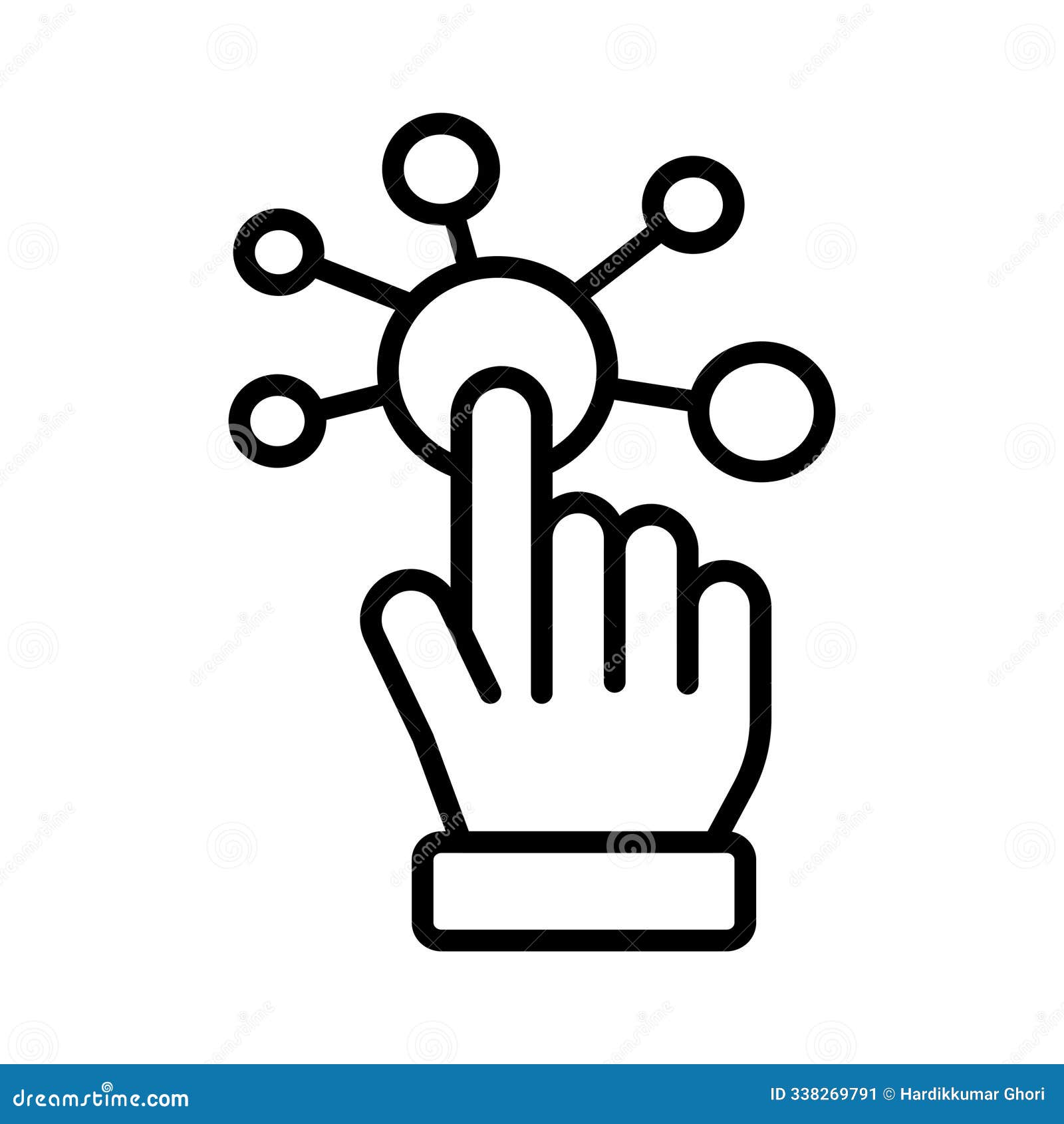 Interactivity icon stock vector. Illustration of symbol - 338269791