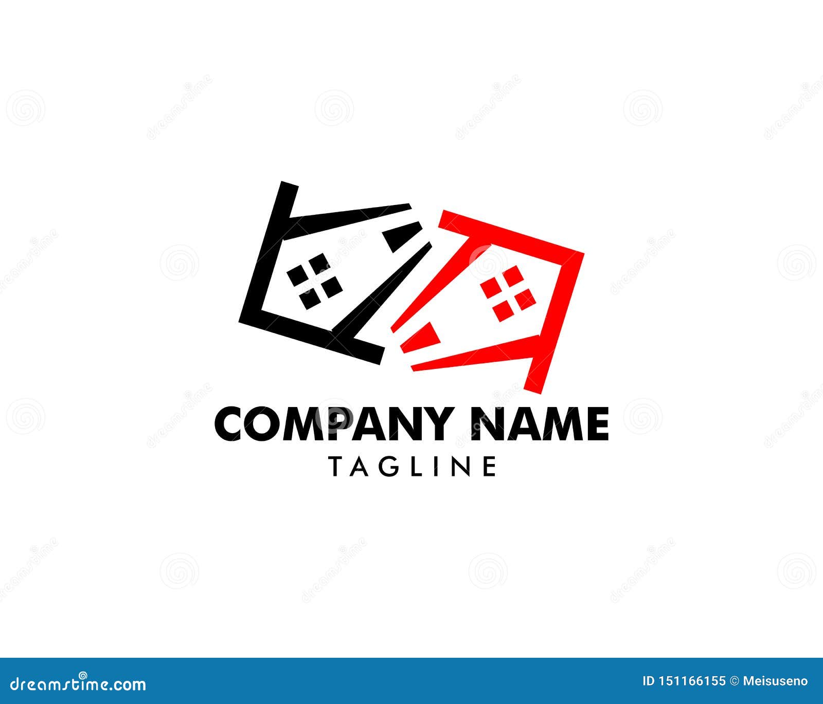 Intercambio Logo Icon Template De La Casa Ilustración del Vector ...