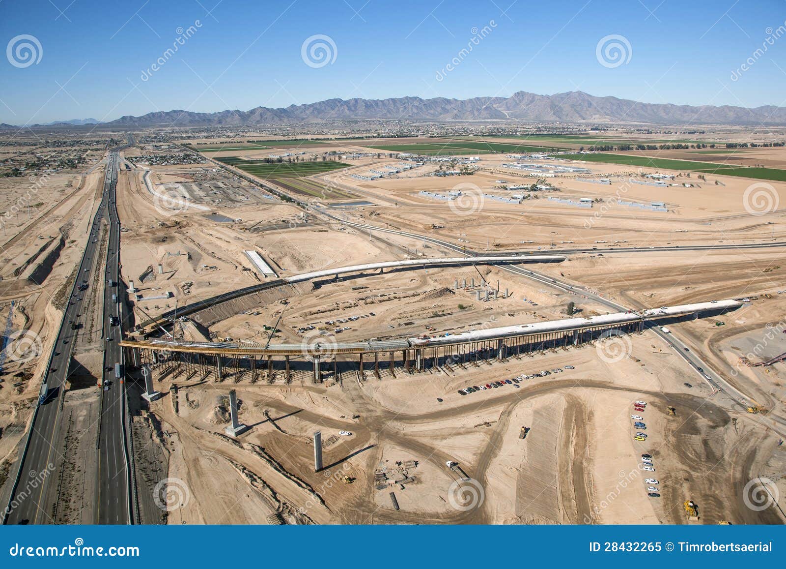 Interchange Construction stock image. Image of concrete - 28432265