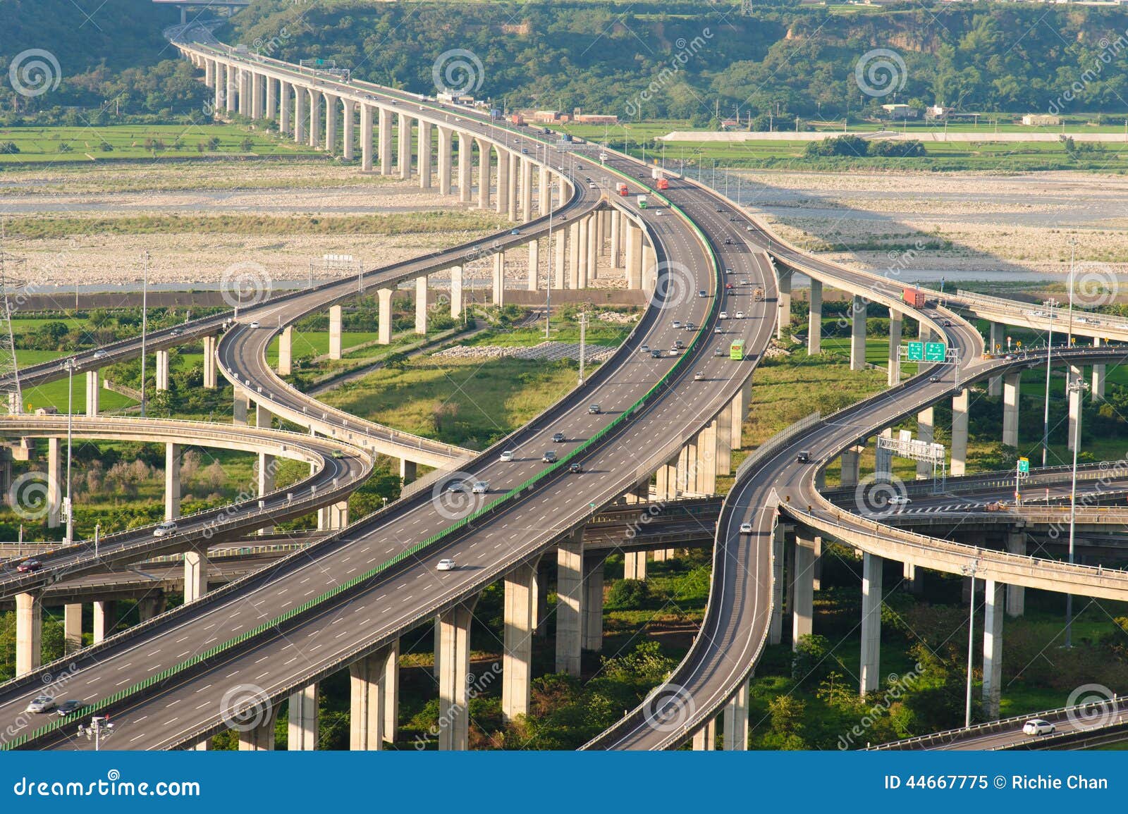 Interchange System Highway Taichung Taiwan Stock Photos - Free ...