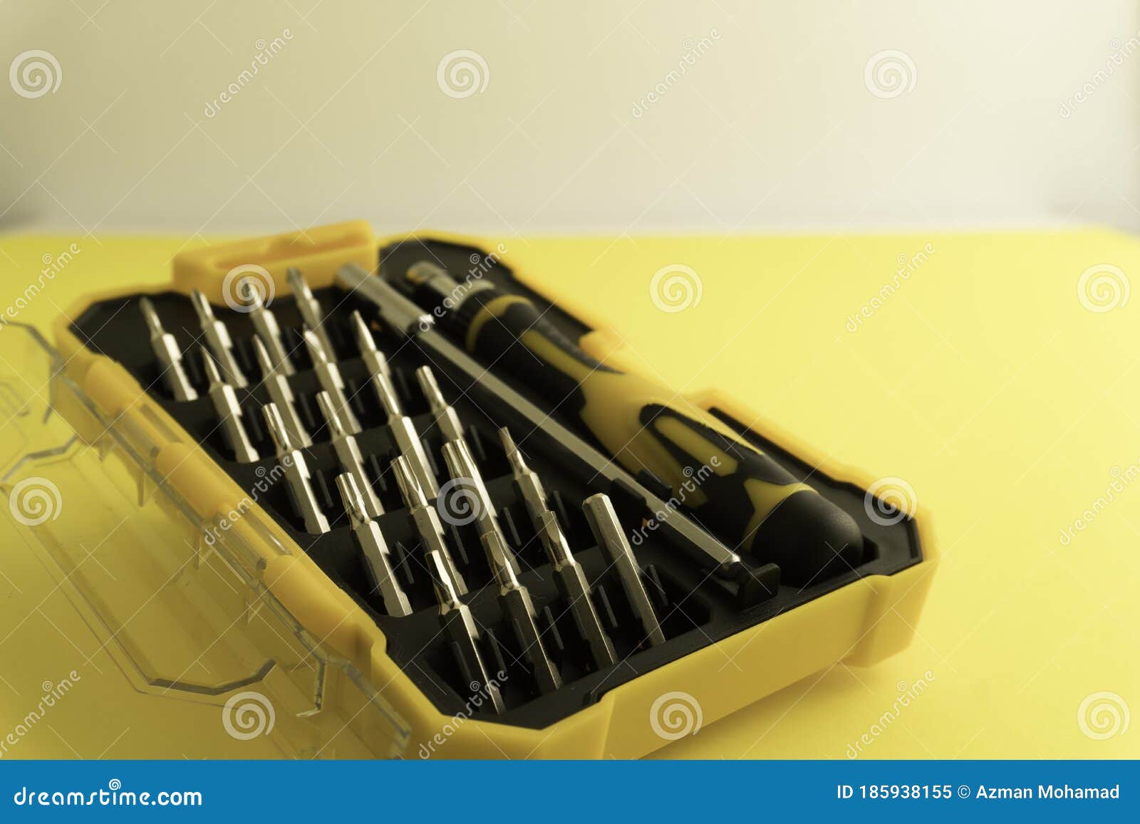 Interchangeable Screwdriver Set With Different Types Of Metal Steel ...