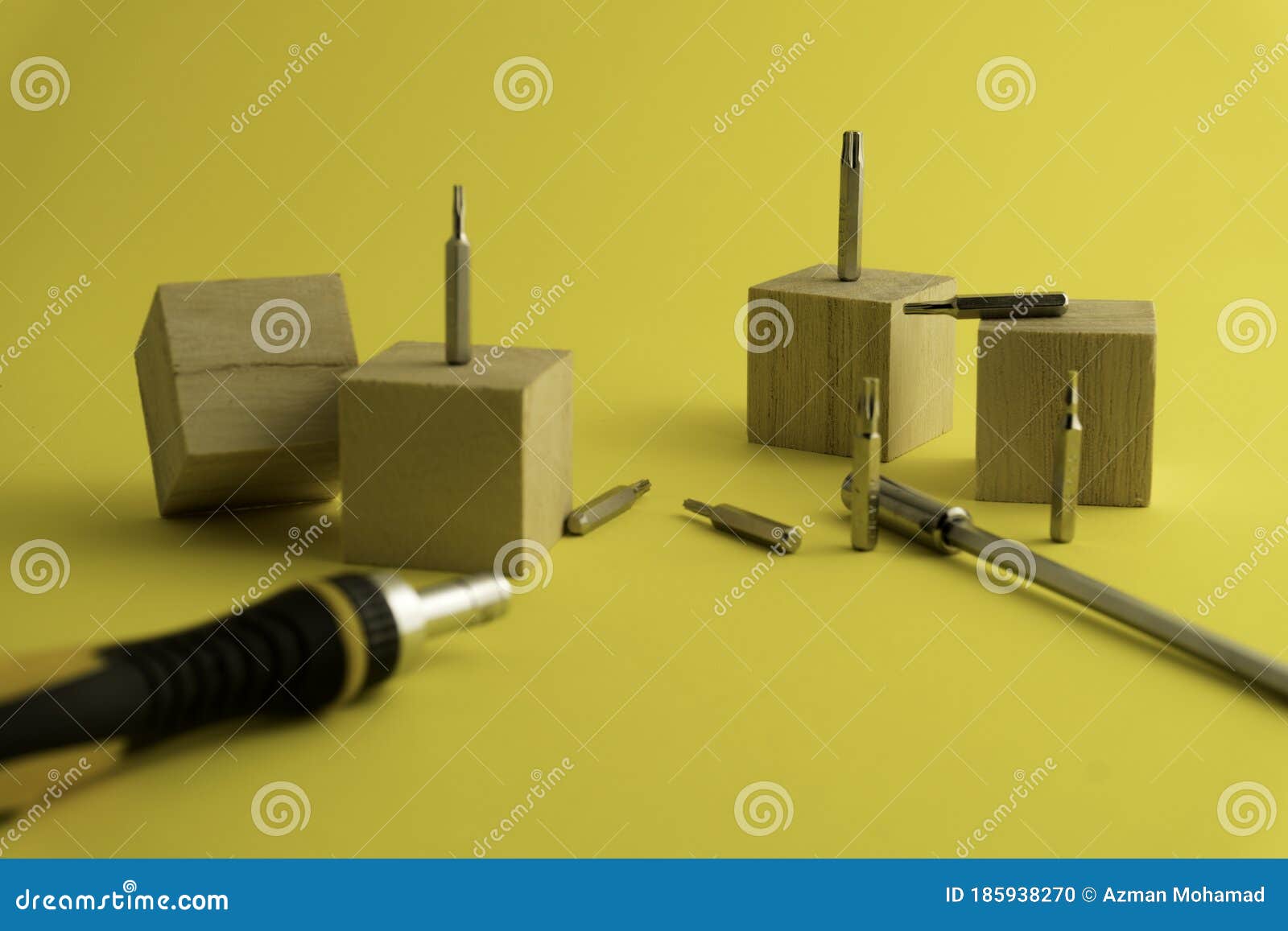Interchangeable Screwdriver Set with Different Types of Metal Steel ...