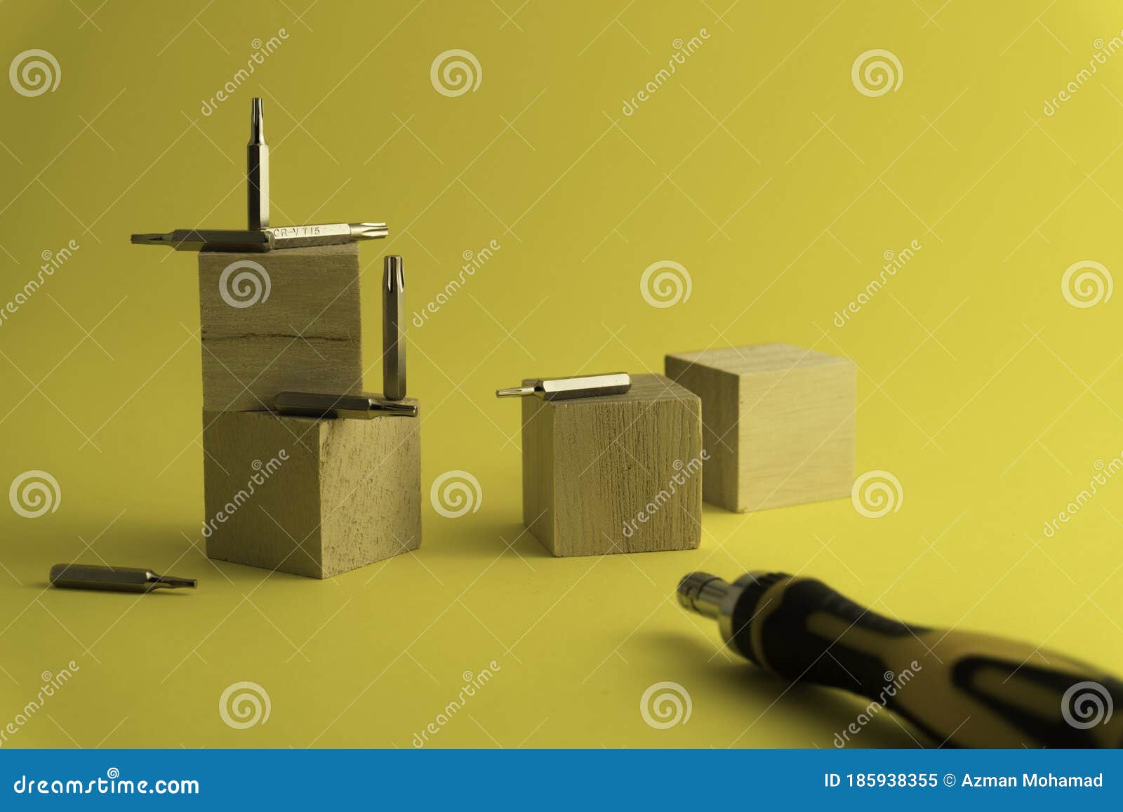 Interchangeable Screwdriver Set with Different Types of Metal Steel ...