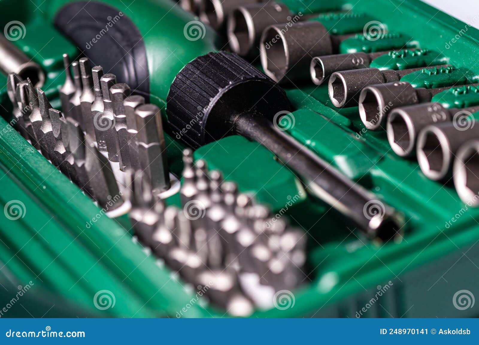 Interchangeable Screwdriver Set with Different Types of Metal Steel ...