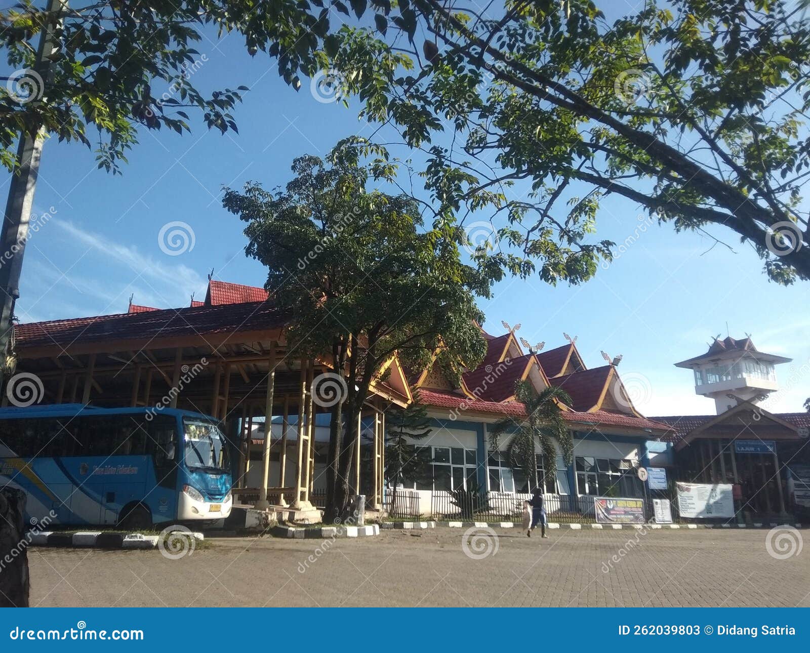 Intercity Bus Station in Indonesia Editorial Stock Photo - Image of ...