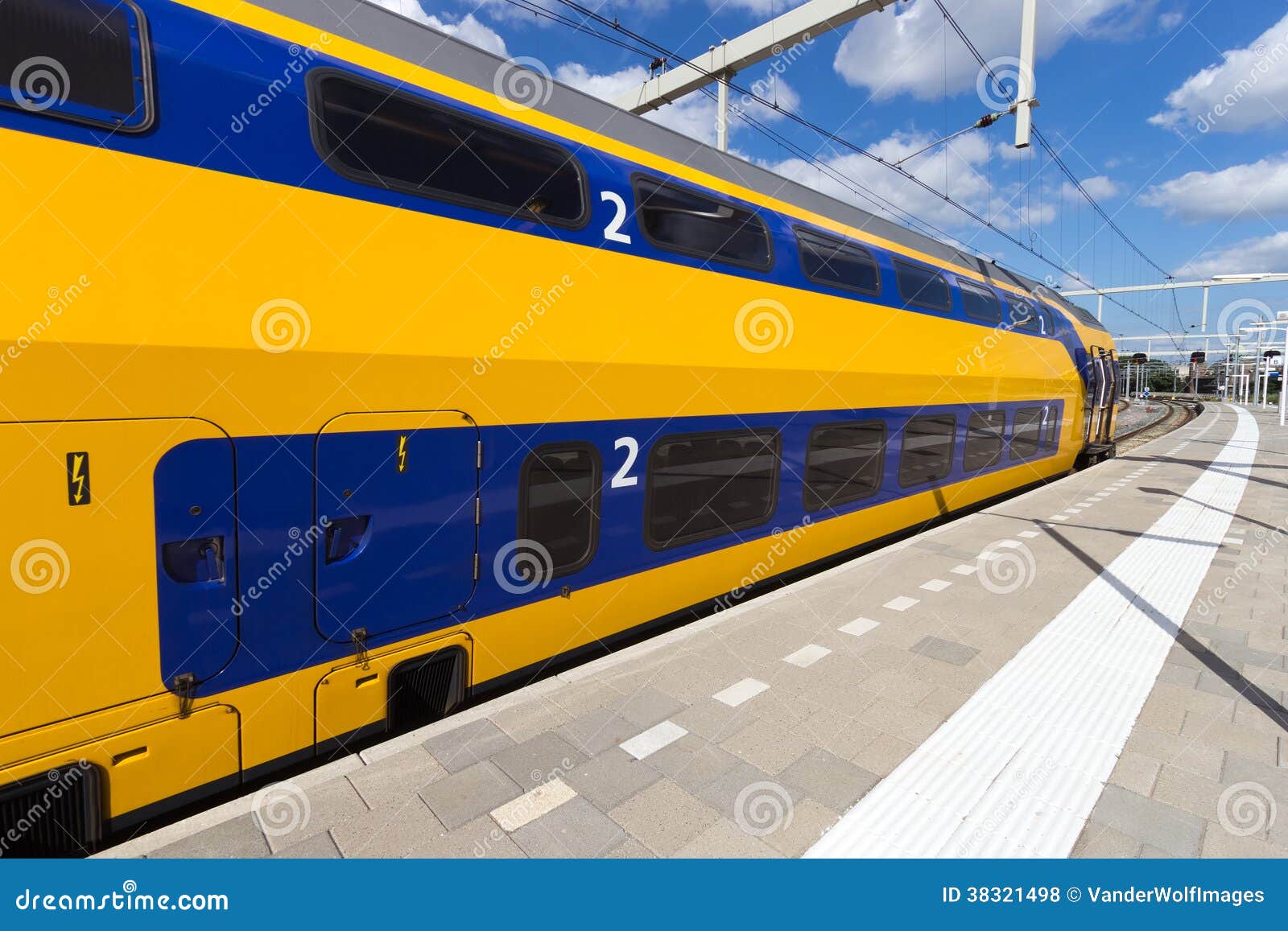 Intercity train stock photo. Image of carriage, perron - 38321498