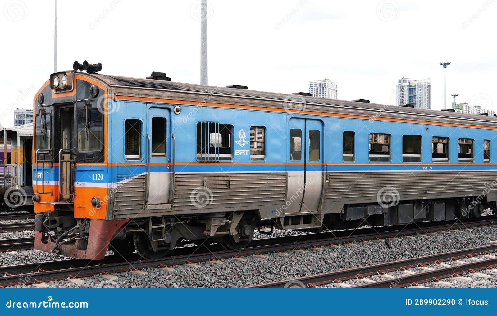 Train, Shunting Locomotive On The Passenger Platform. Stock Photo ...