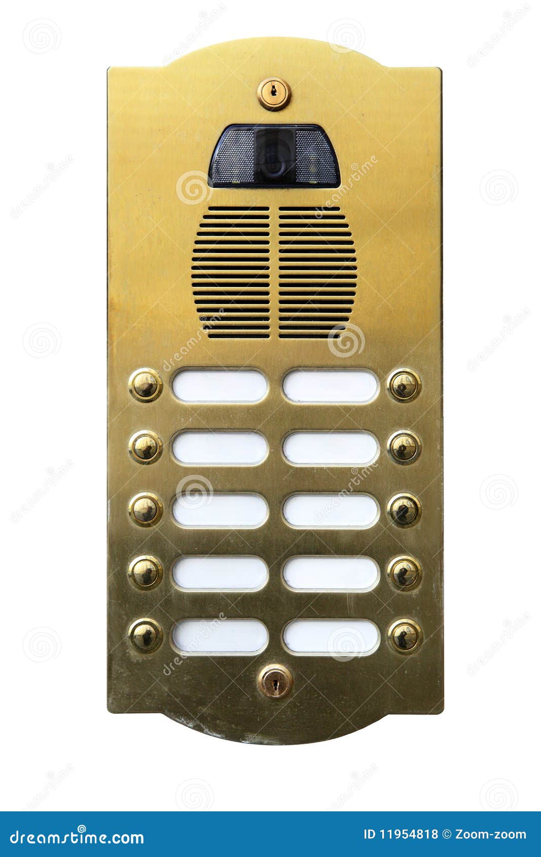 Intercom stock photo. Image of close, control, name, house - 11954818