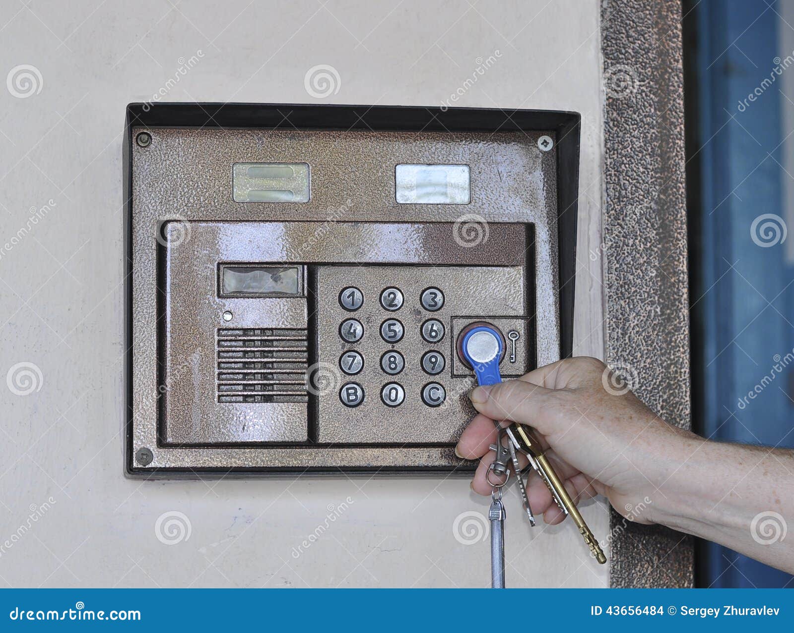 Intercom стоковое фото. изображение насчитывающей введите - 43656484