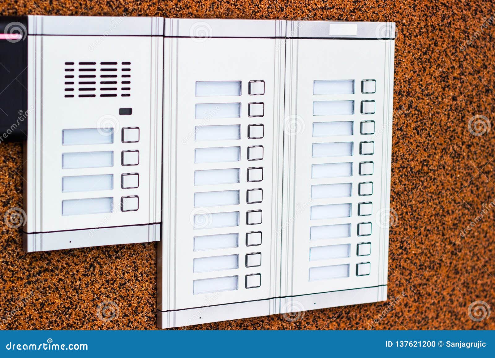 Intercom Building and Security Keypad Stock Photo - Image of entering ...